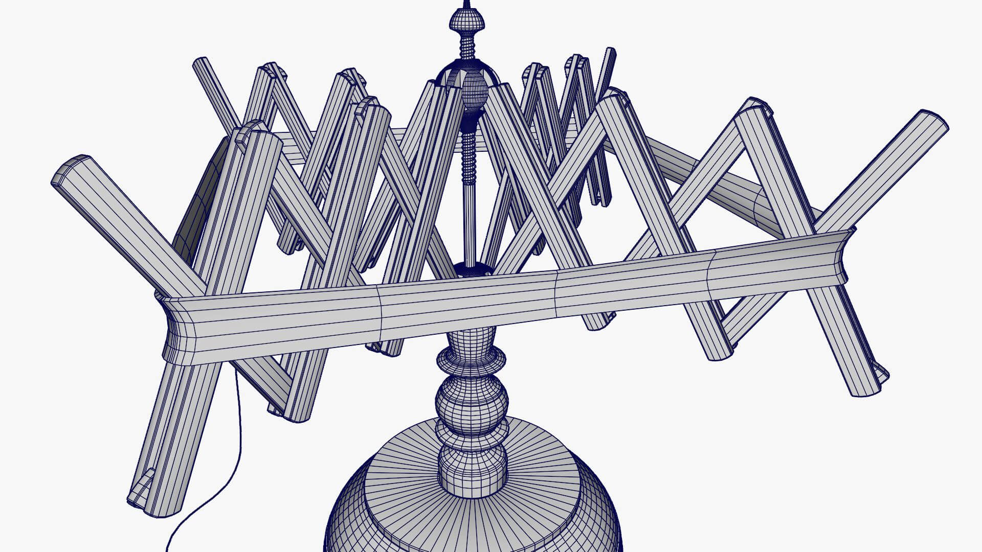 Knitting Yarn Swift - 3D Model by Blenduffo