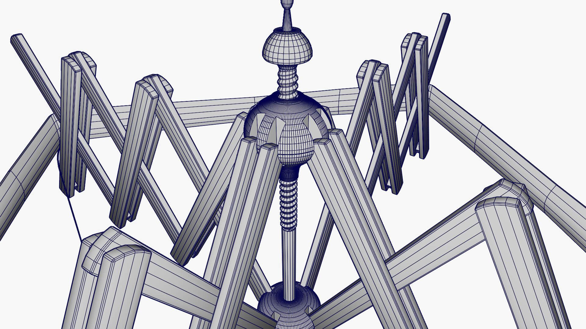 Knitting Yarn Swift - 3D Model by Blenduffo