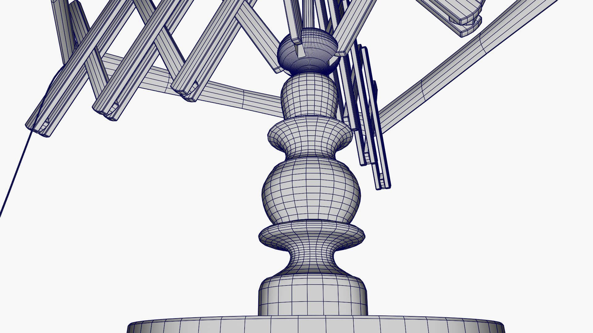 Knitting Yarn Swift - 3D Model by Blenduffo