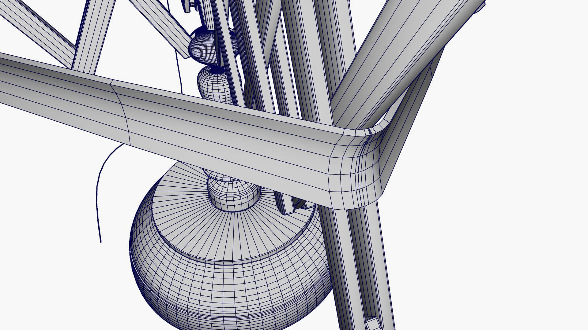 Knitting Yarn Swift - 3D Model by Blenduffo