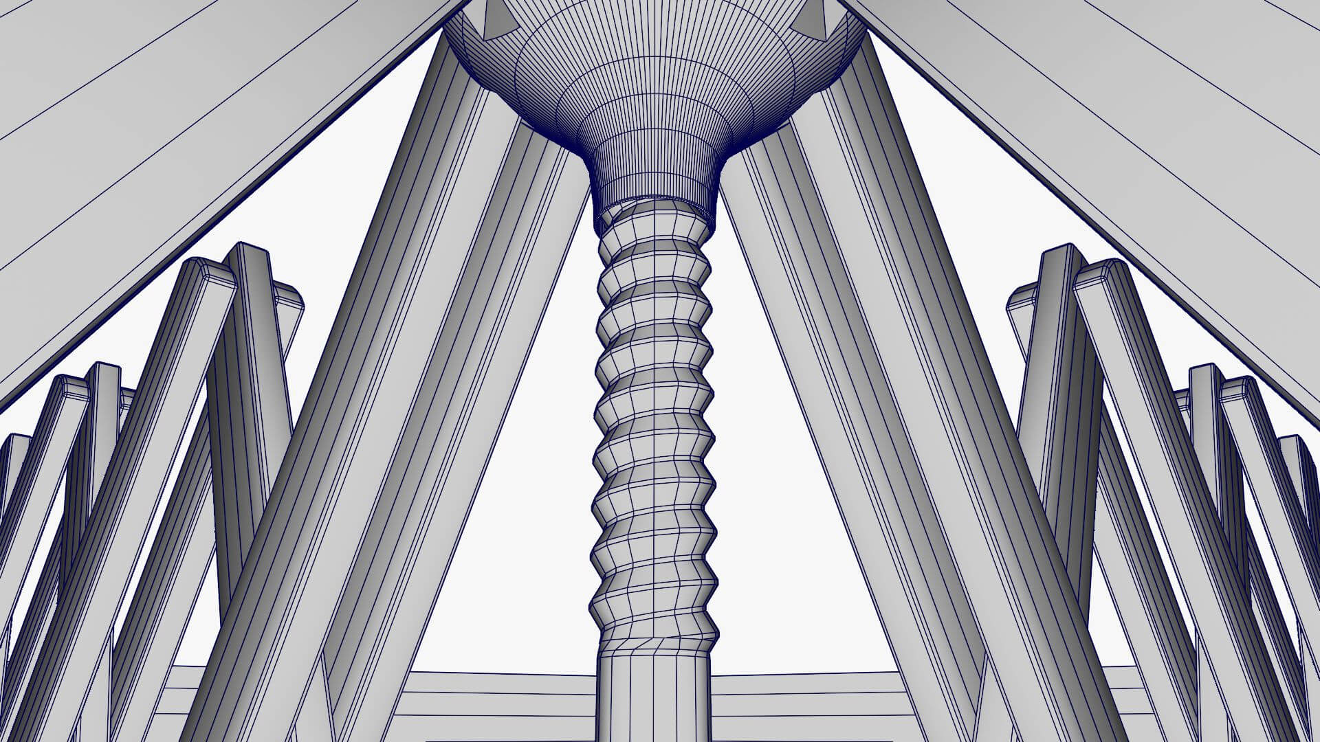 Knitting Yarn Swift - 3D Model by Blenduffo