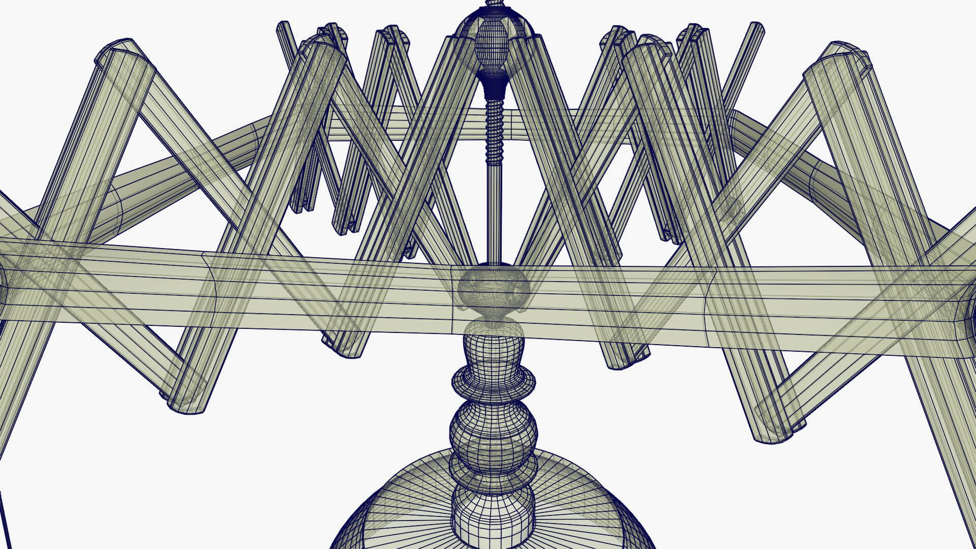 Knitting Yarn Swift - 3D Model by Blenduffo