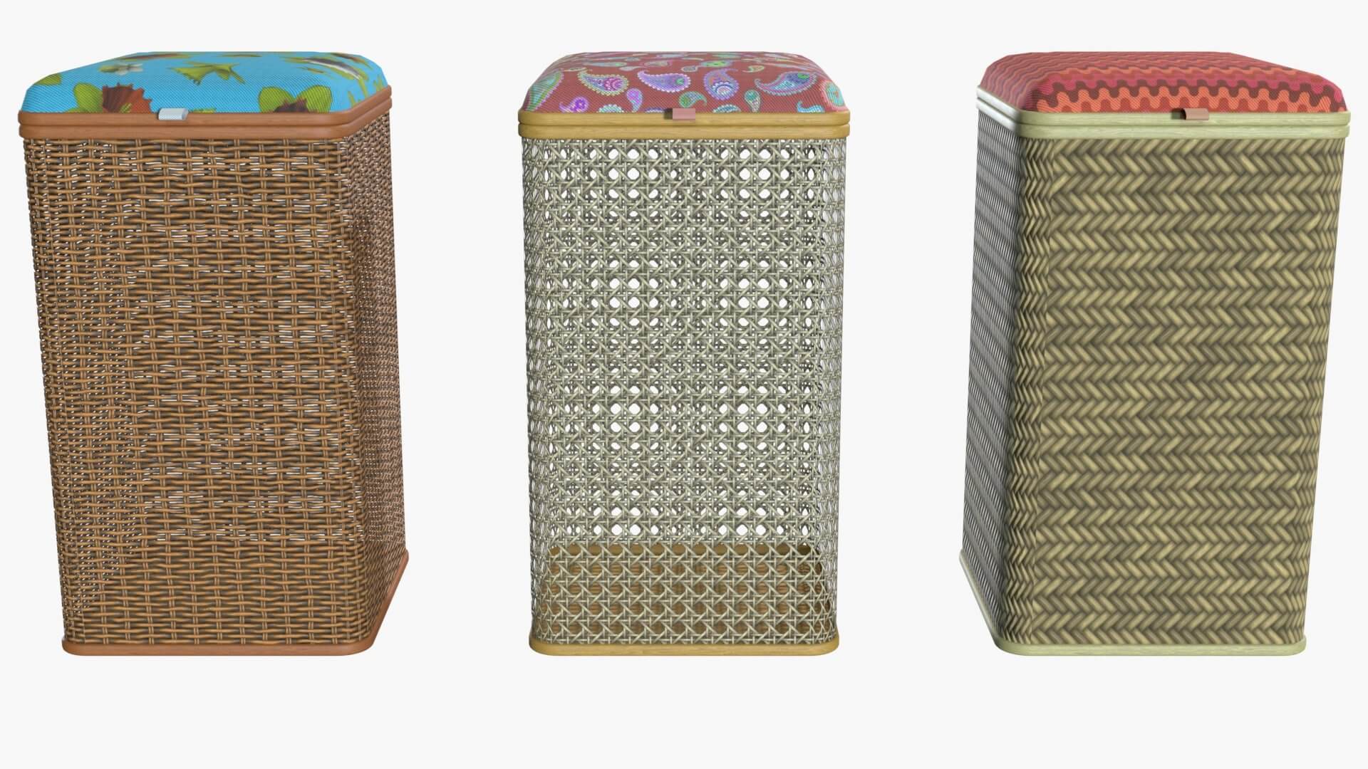 Laundry Baskets - 3D Model by Blenduffo