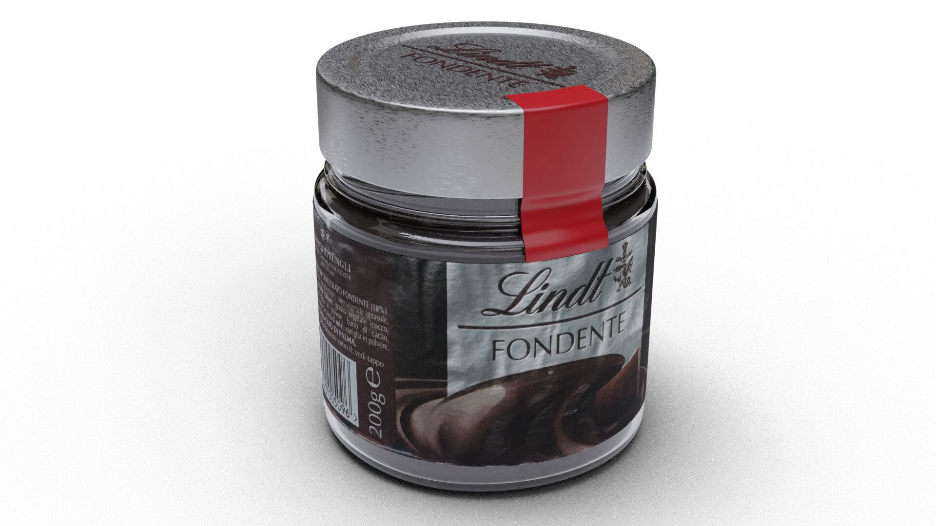 Lindt Chocolate Spread Jar - 3D Model by Blenduffo