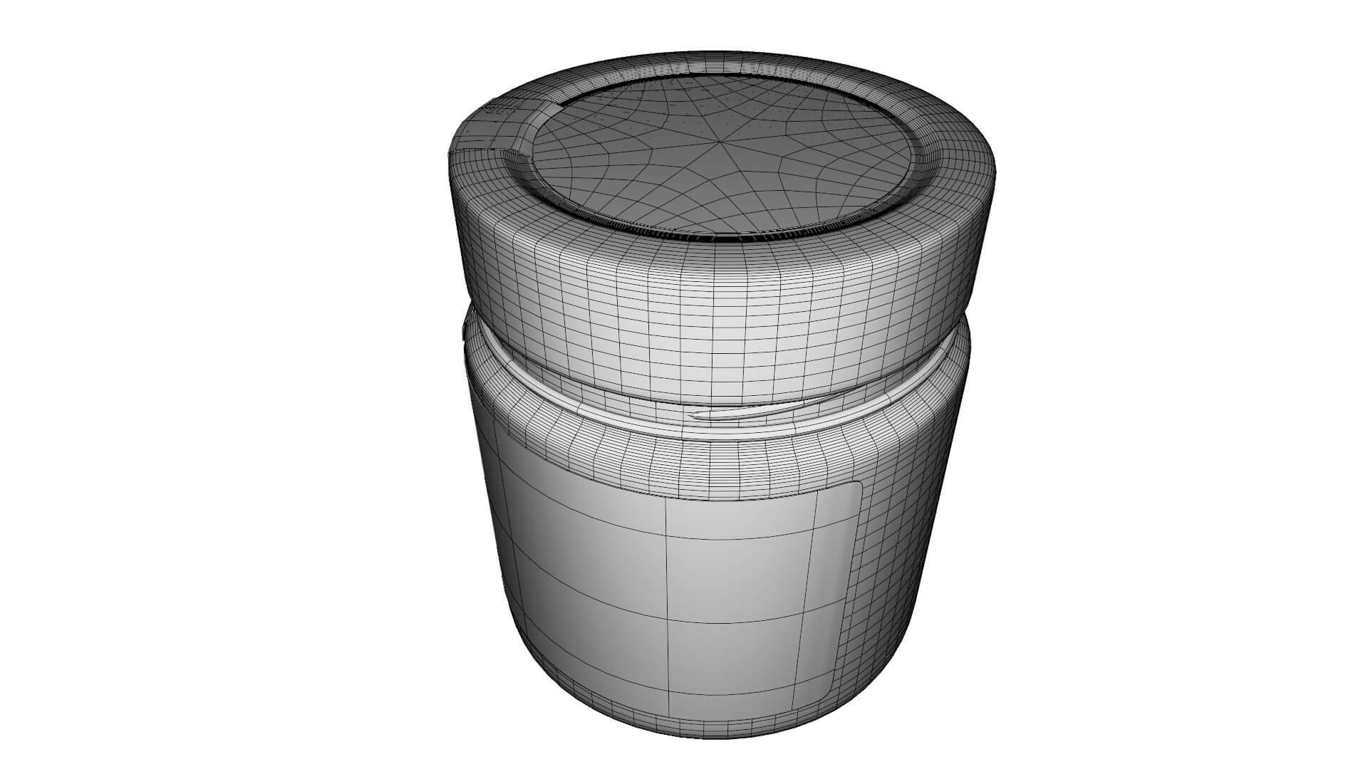 Lindt Chocolate Spread Jar - 3D Model by Blenduffo