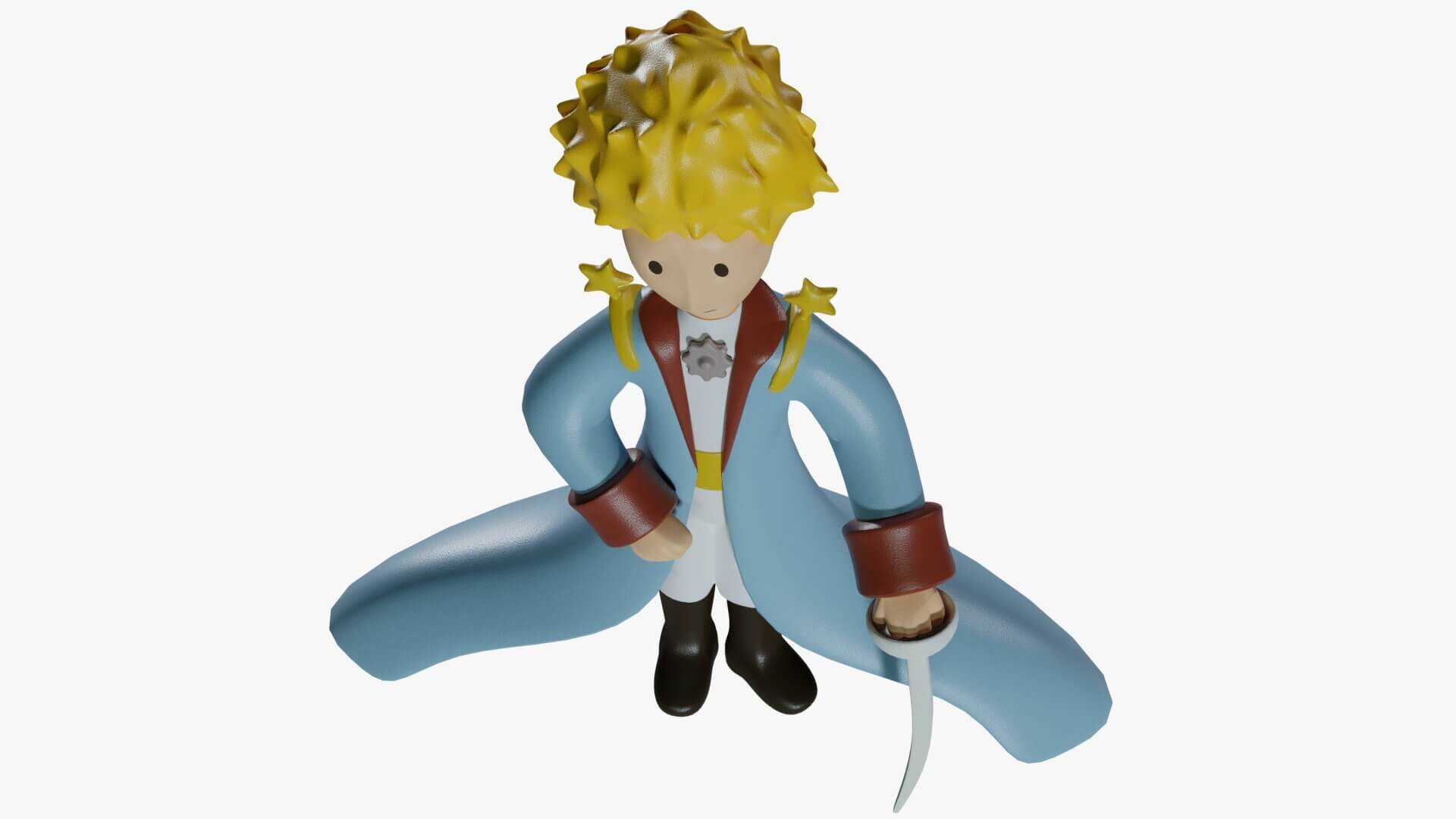 Little Prince - 3D Model by Blenduffo