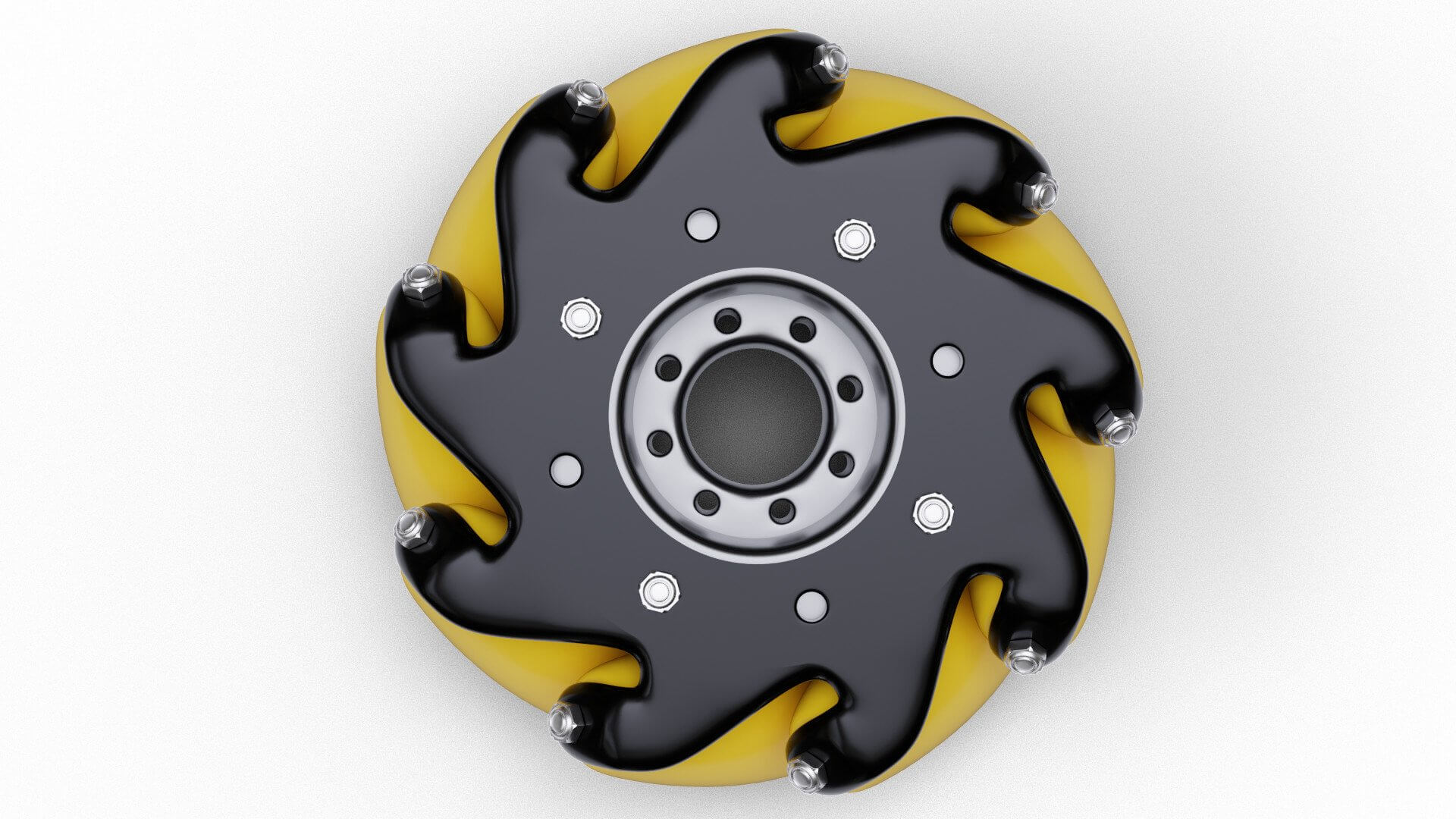 Mecanum Wheel - 3D Model by Blenduffo