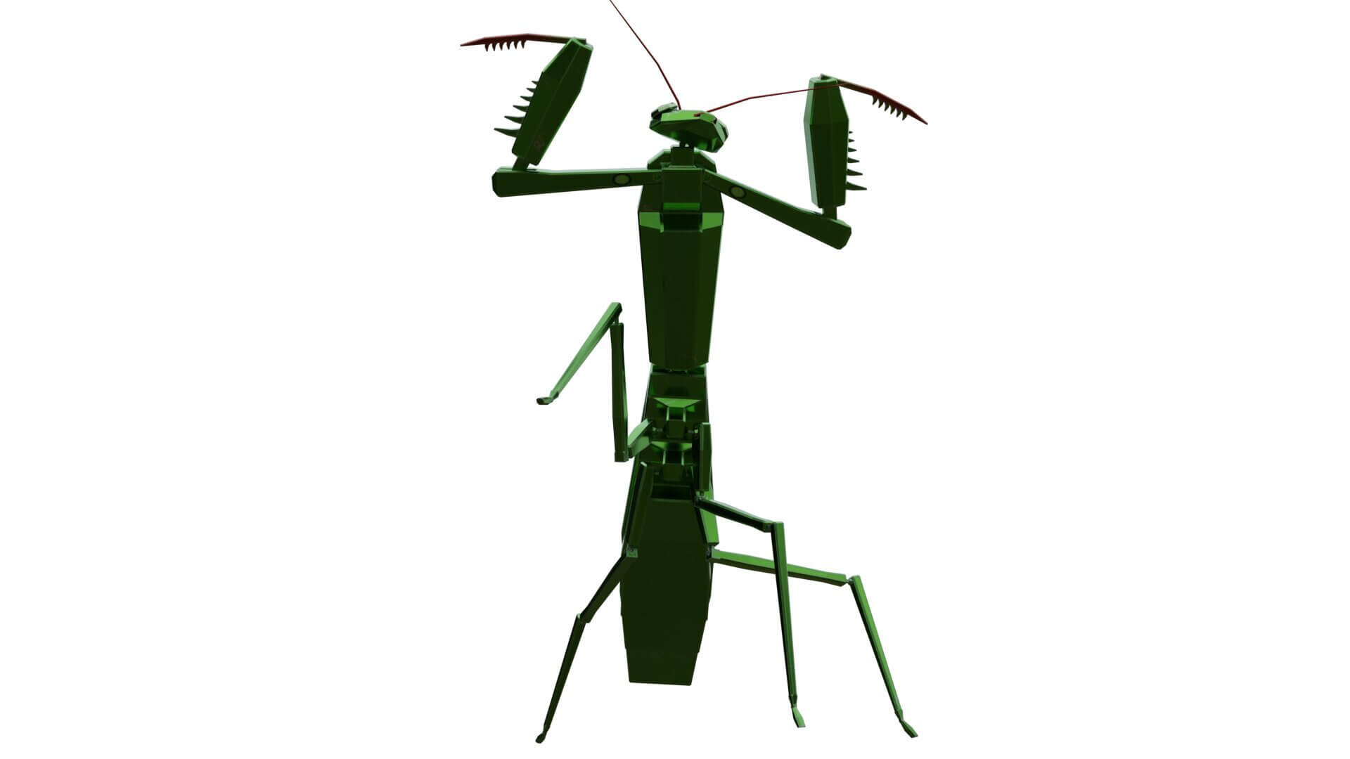 Mecha Mantis - 3D Model by Blenduffo