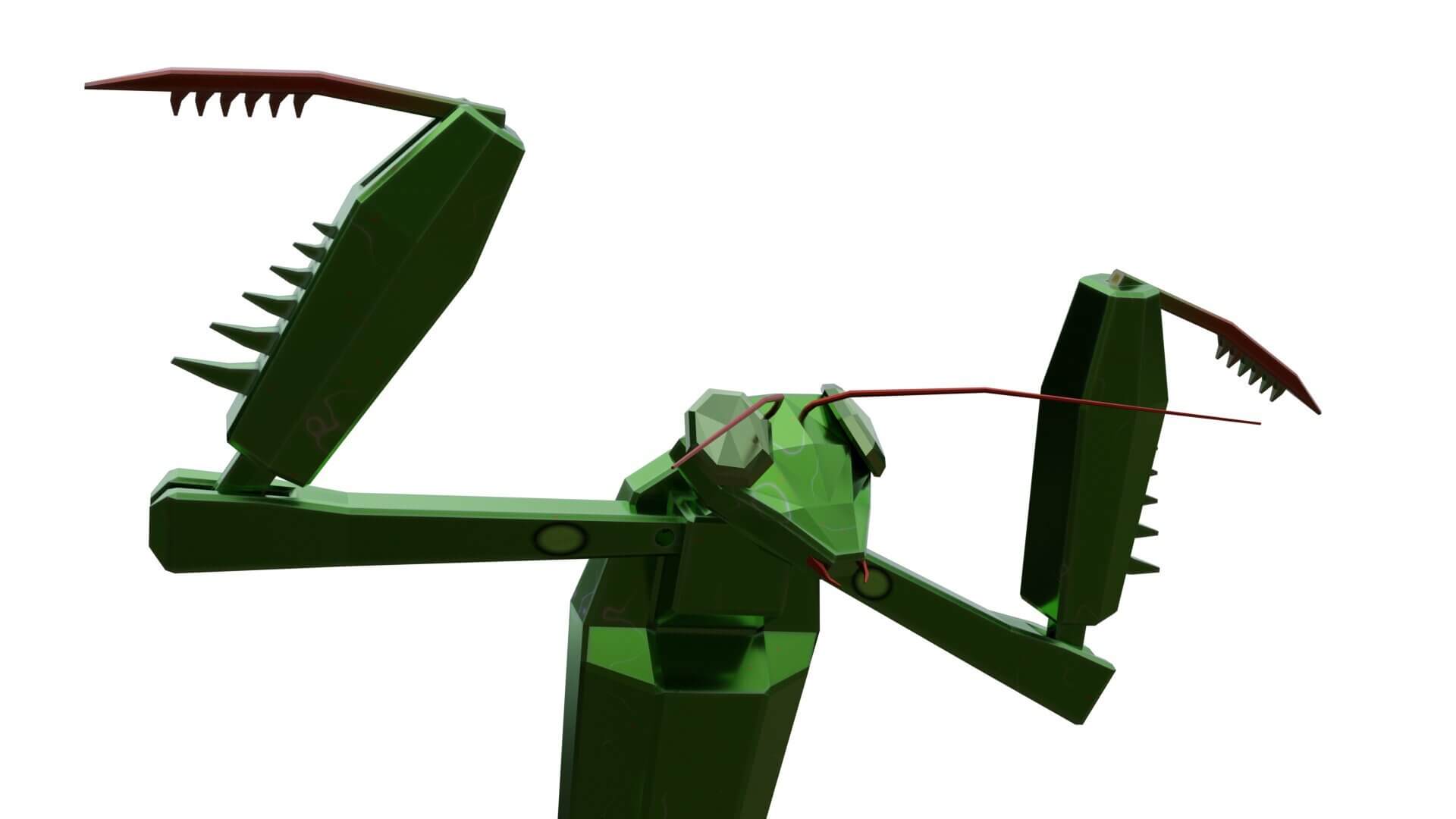 Mecha Mantis - 3D Model by Blenduffo