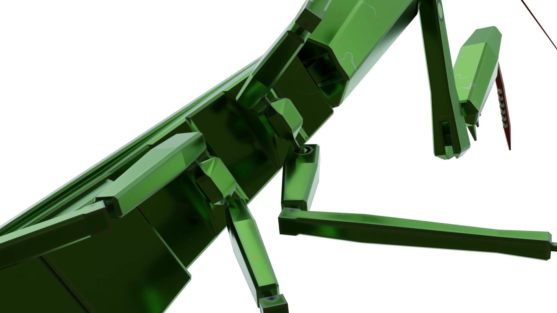 Mecha Mantis - 3D Model by Blenduffo