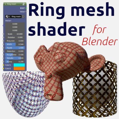Ring Mesh Shader For Blender by Blenduffo