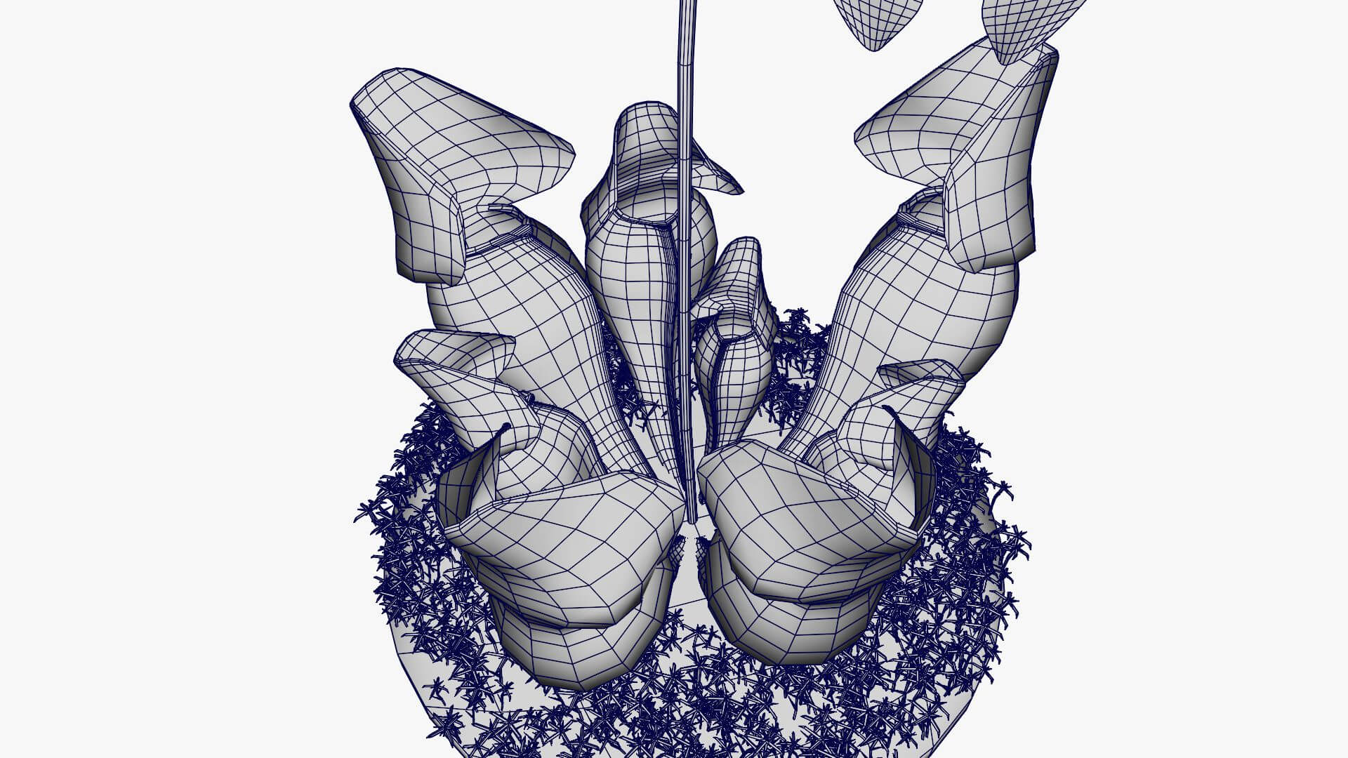 Sarracenia Purpurea - 3D Model by Blenduffo