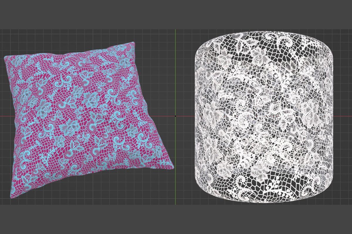 Semi-procedural Lace Texture For Blender 3D Material or Shader by Blenduffo