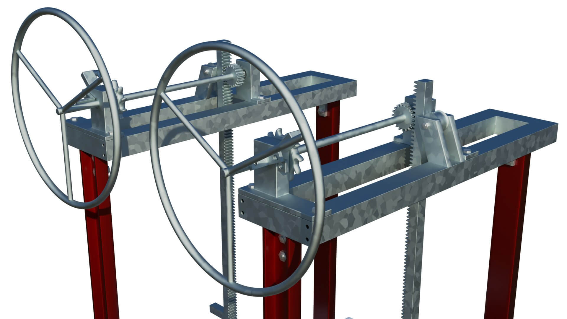 Sluice Gates - 3D Model by Blenduffo