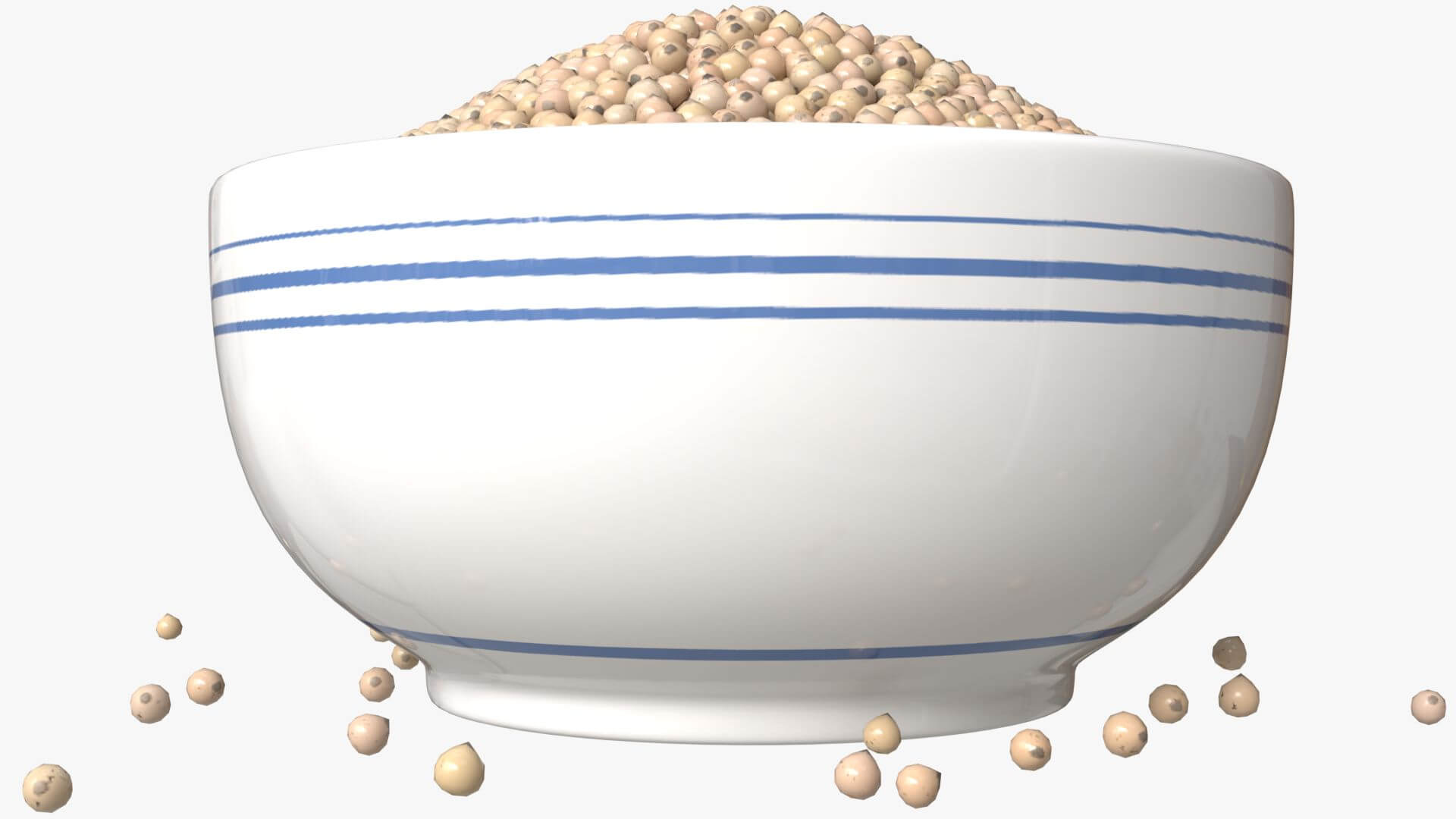 Sorghum Grains - 3D Model by Blenduffo