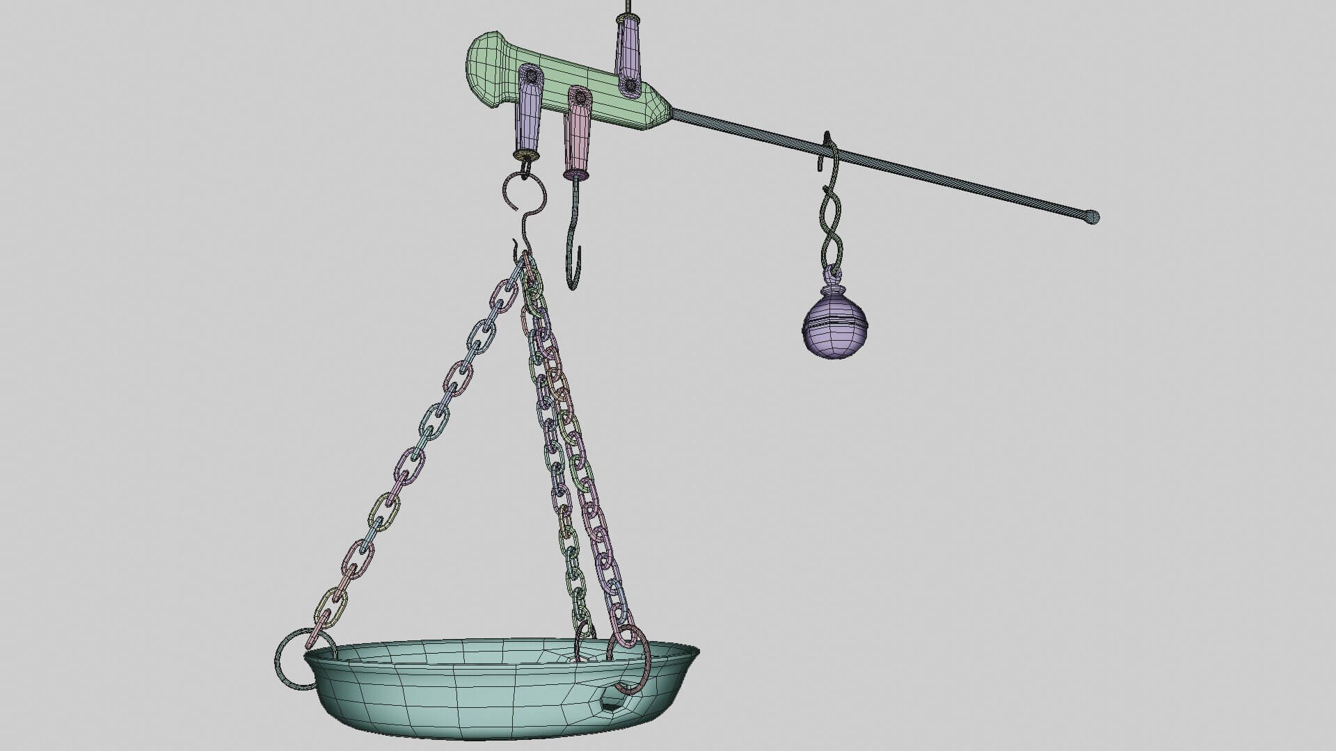 Steelyard - 3D Model by Blenduffo