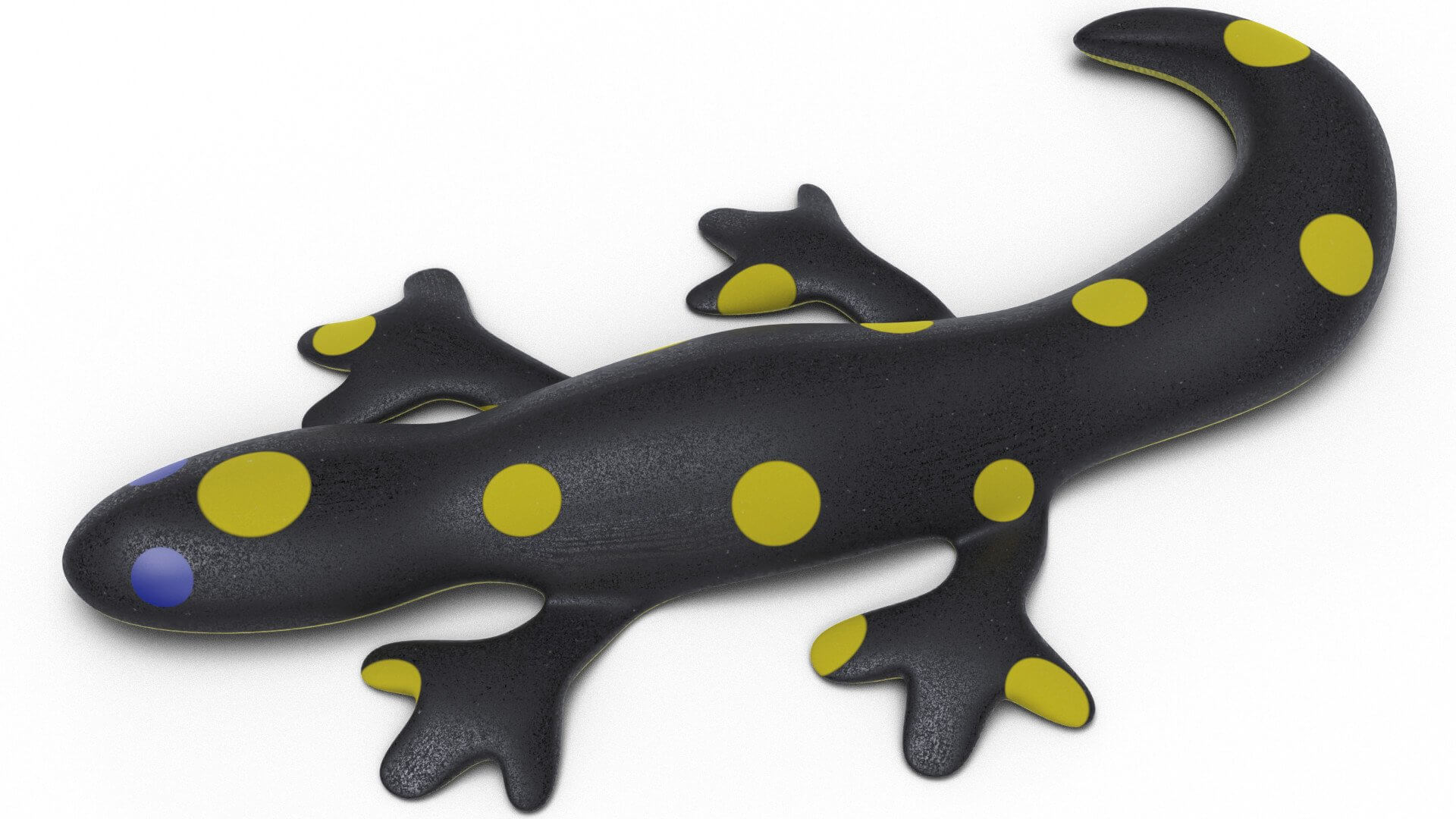 Stuffed Salamander Toy - 3D Model by Blenduffo