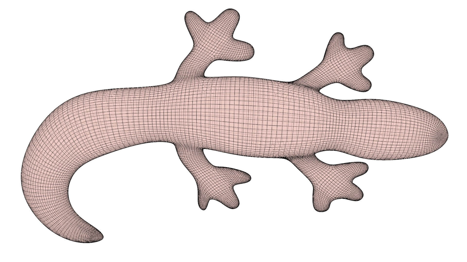 Stuffed Salamander Toy - 3D Model by Blenduffo
