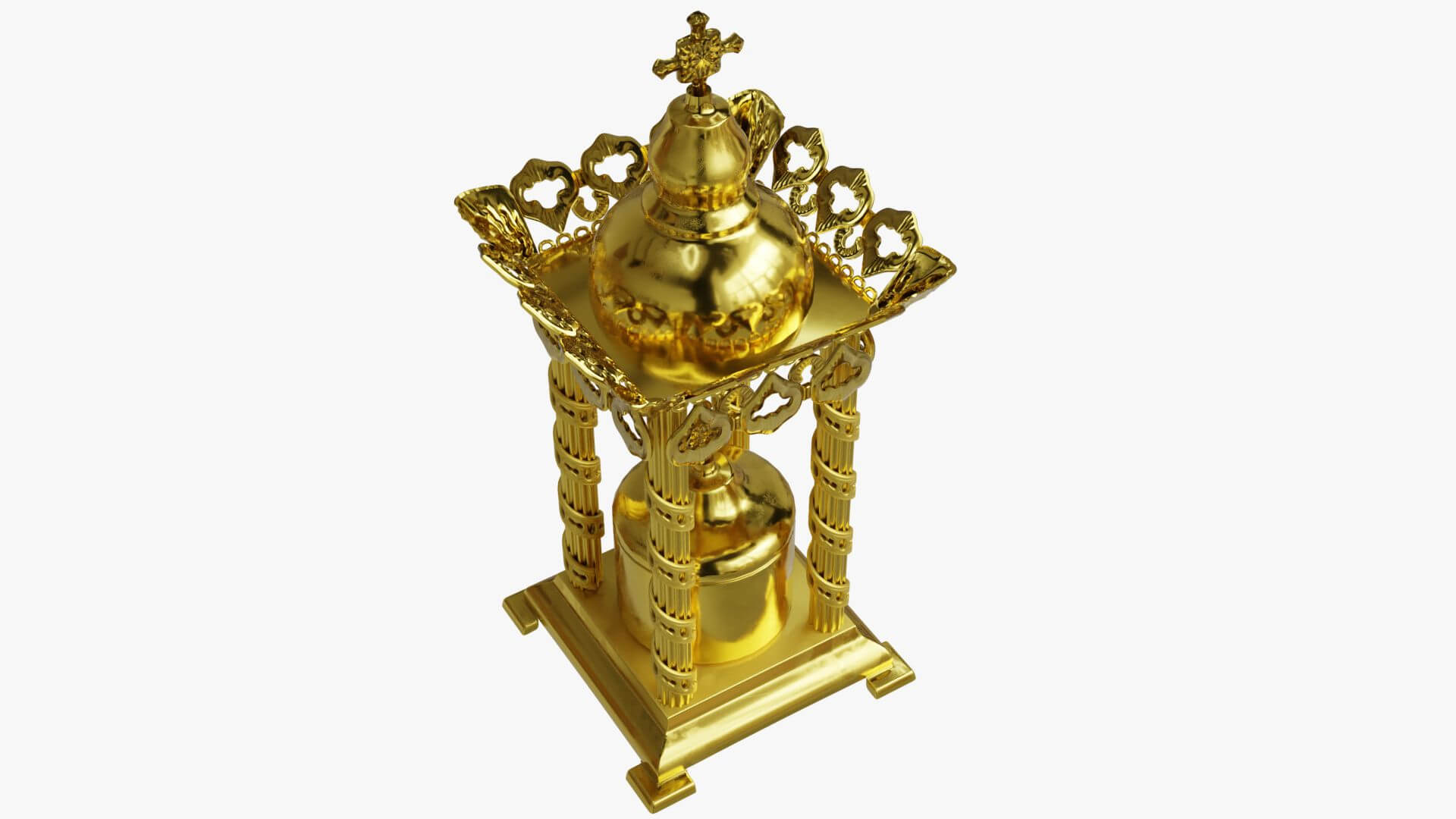 Church Tabernacle - 3D Model by Blenduffo