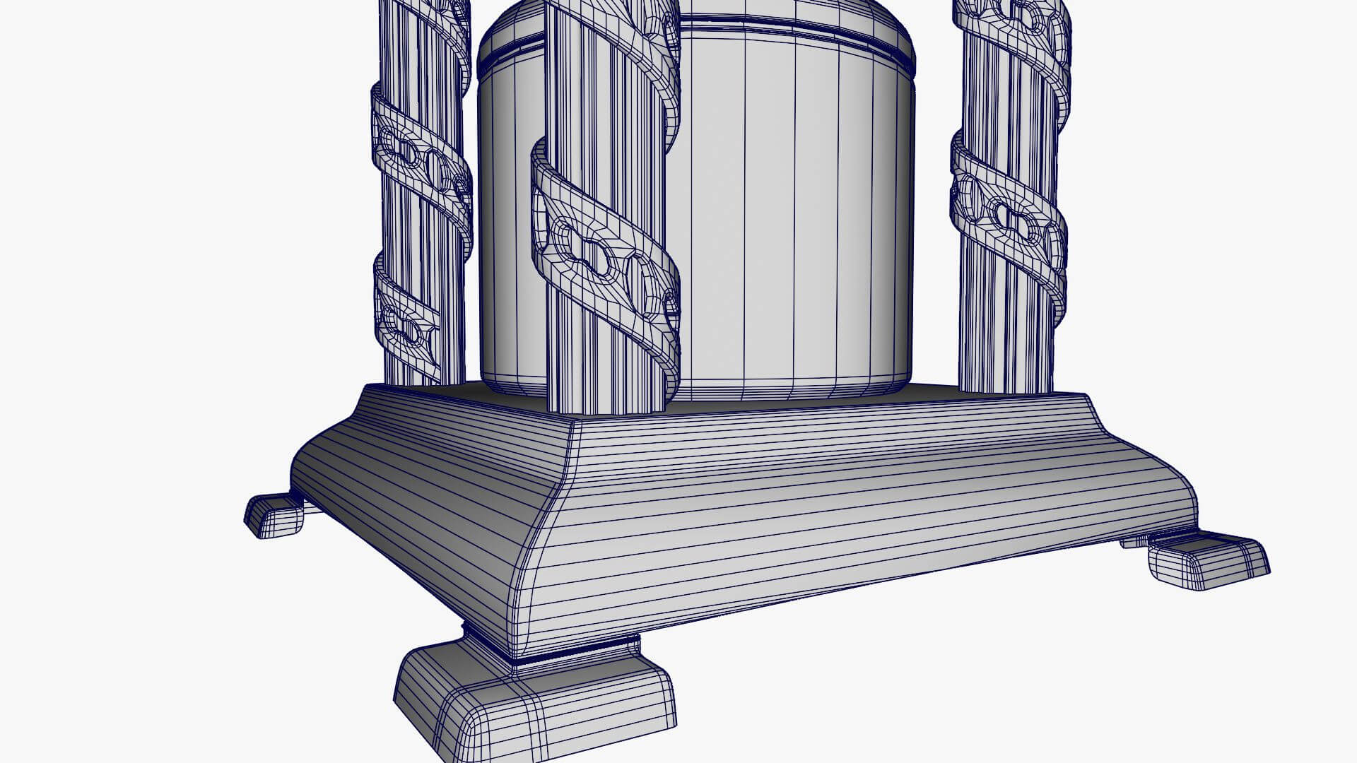 Church Tabernacle - 3D Model by Blenduffo