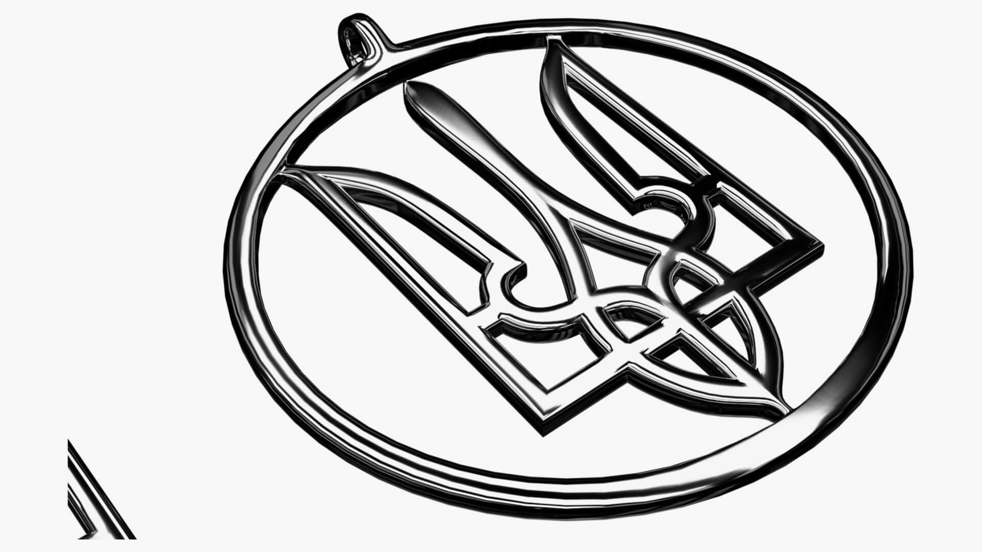 Tryzub Pendants - 3D Model by Blenduffo