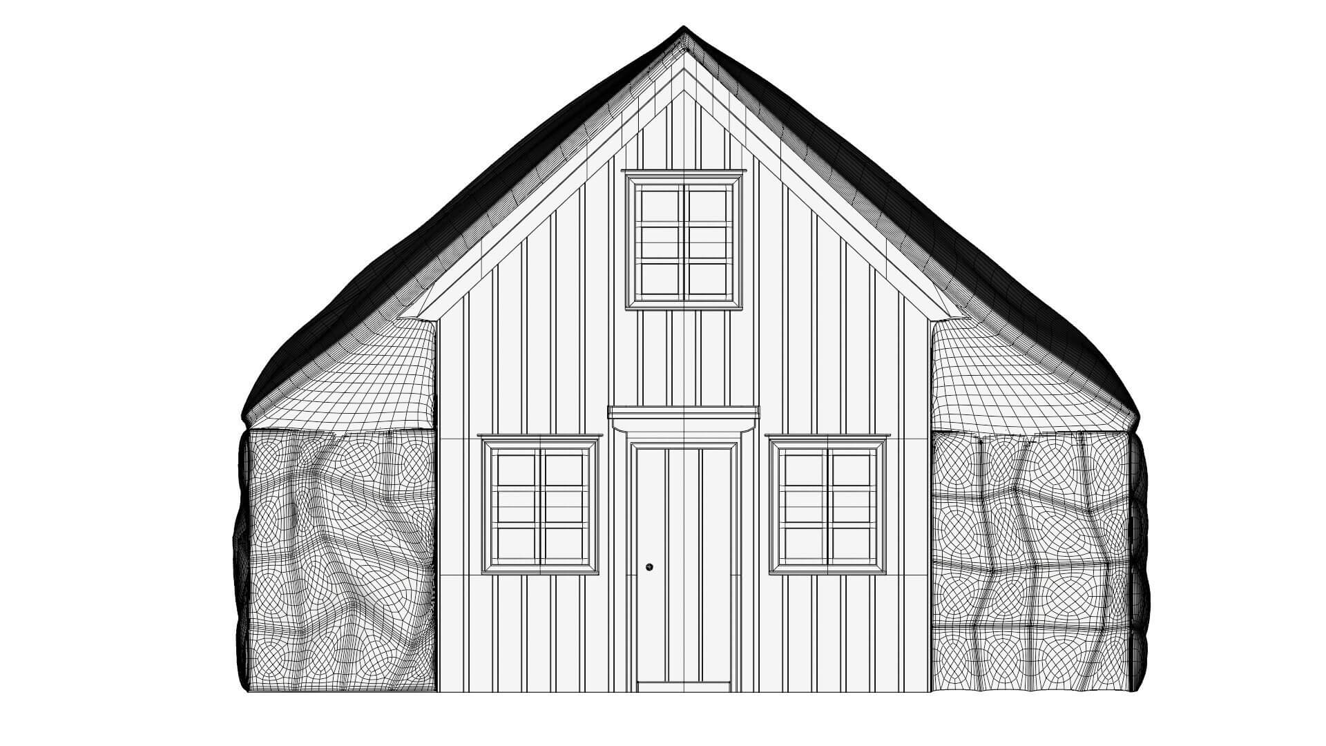 Turf House - 3D Model by Blenduffo