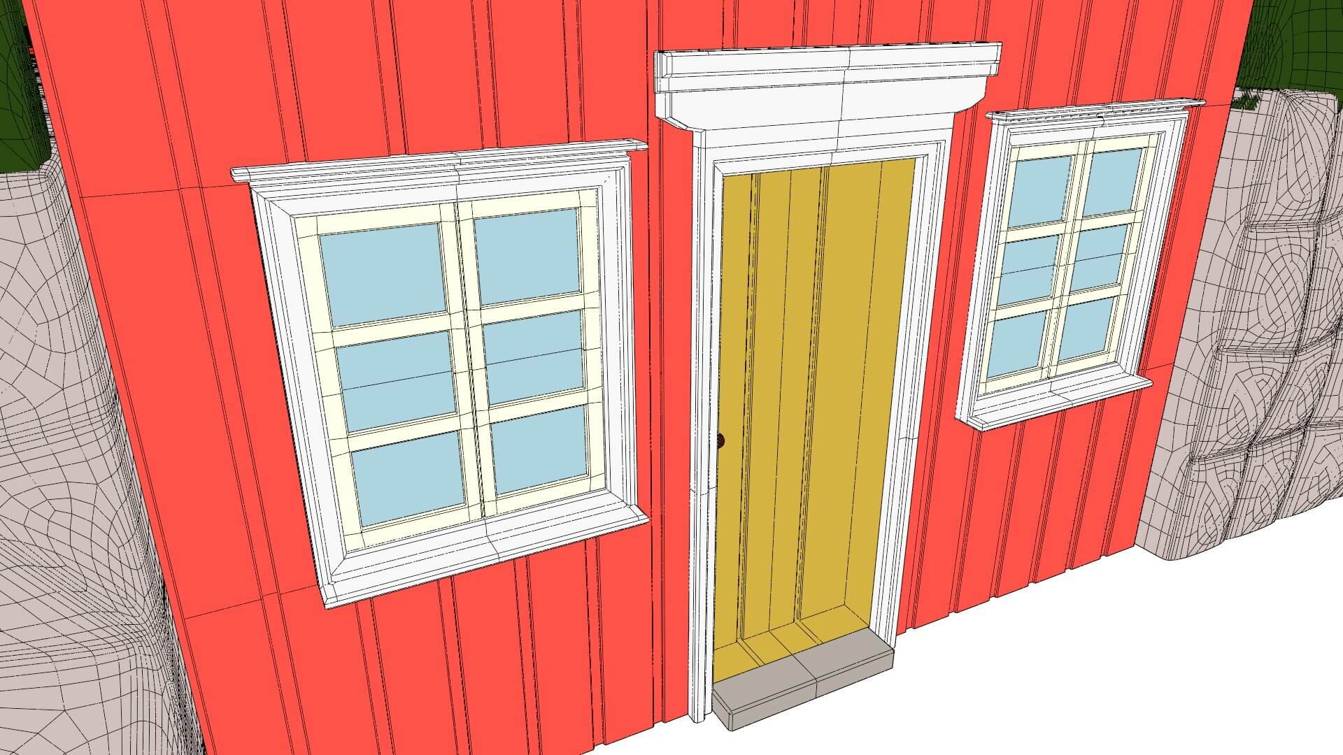 Turf House - 3D Model by Blenduffo