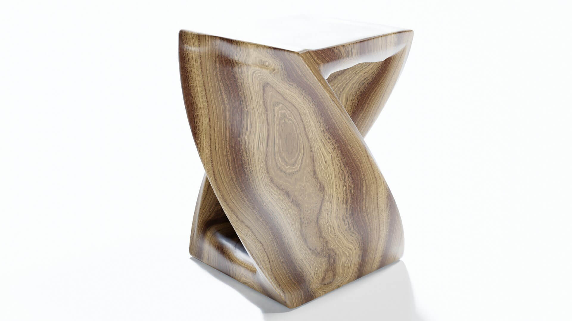 Twist Stool - 3D Model by Blenduffo