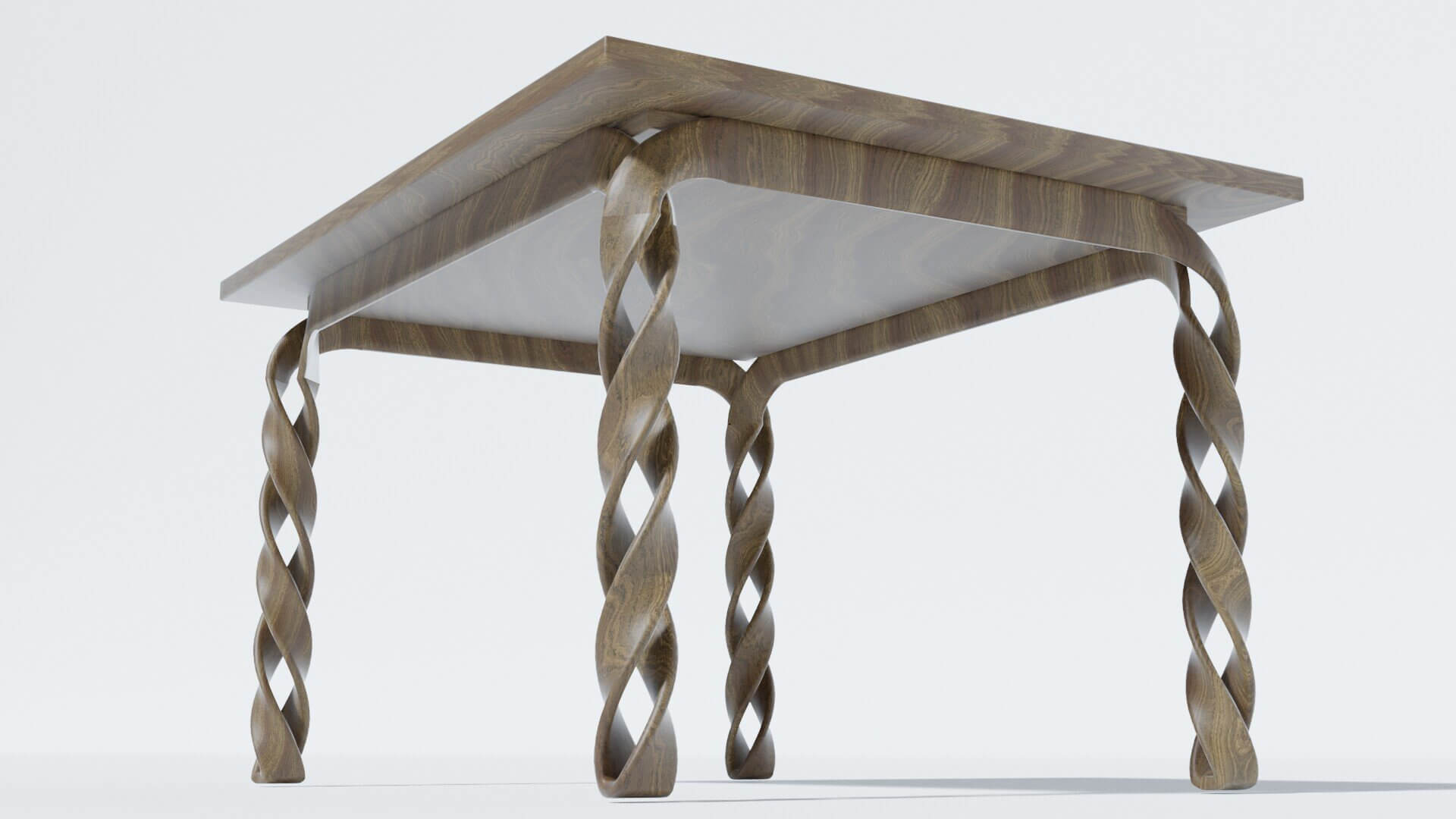 Twist Table - 3D Model by Blenduffo