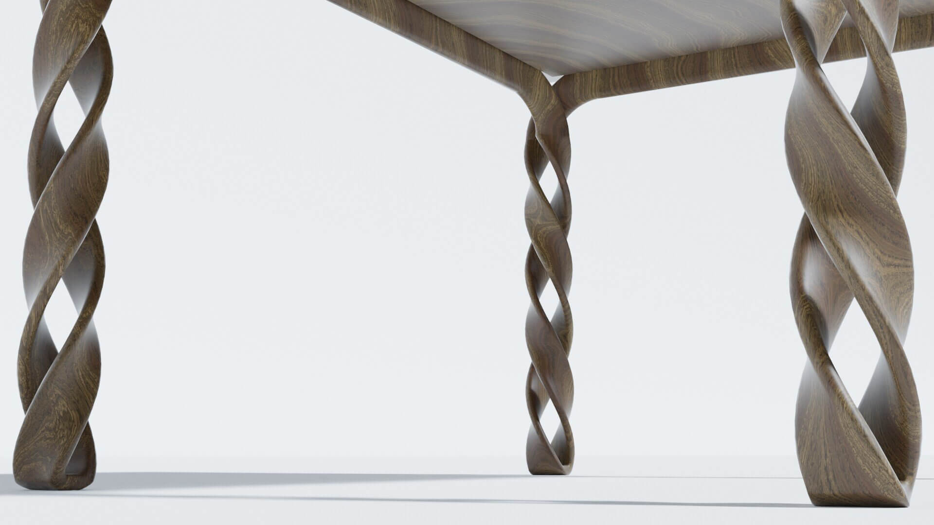 Twist Table - 3D Model by Blenduffo