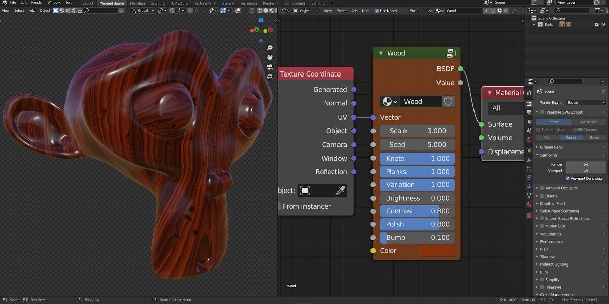 Wood Shader For Blender by Blenduffo
