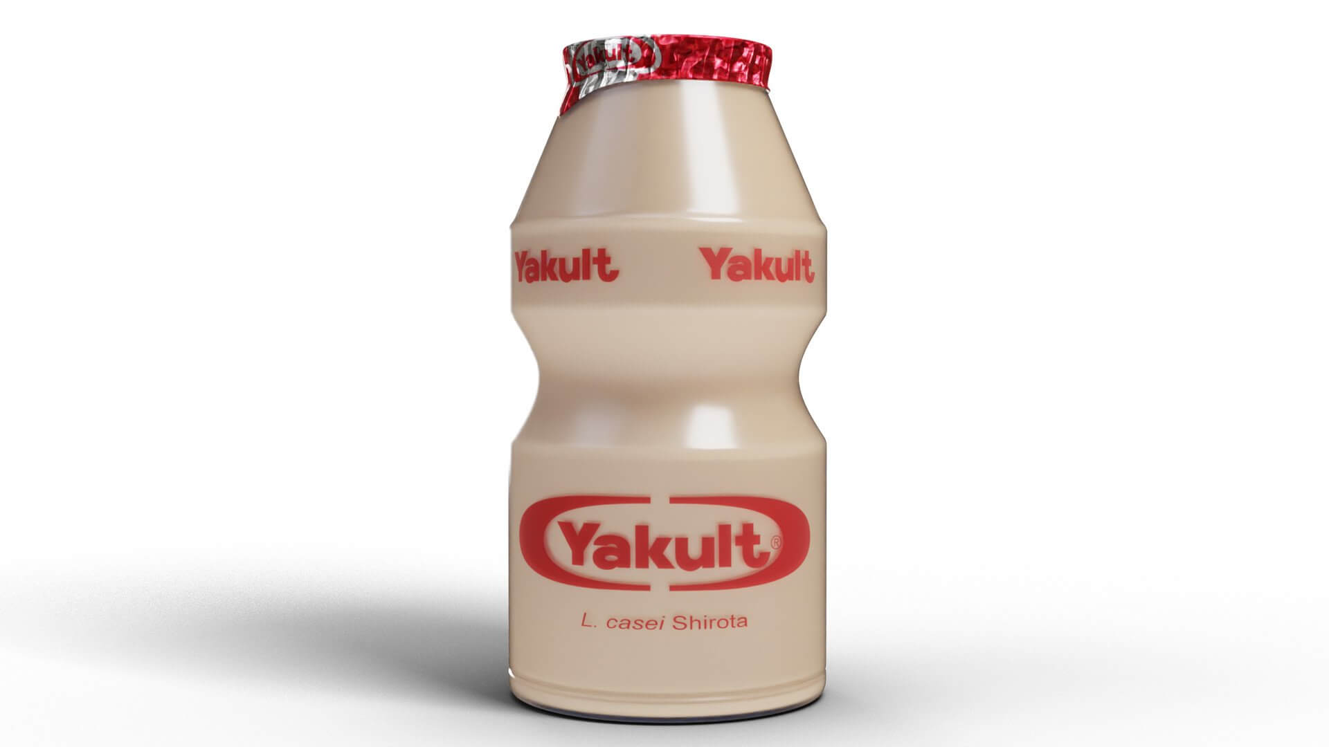 Yakult Milk Beverage - 3D Model by Blenduffo