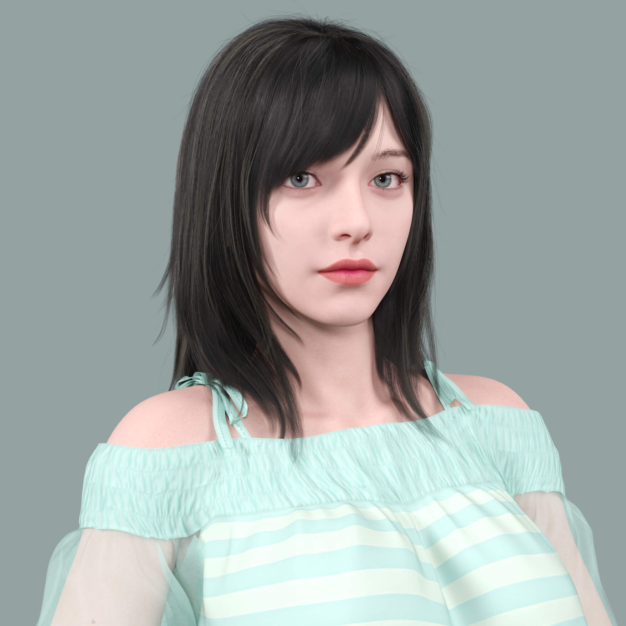 BA Nicky 3D Render, Digital Art by BlinkArt