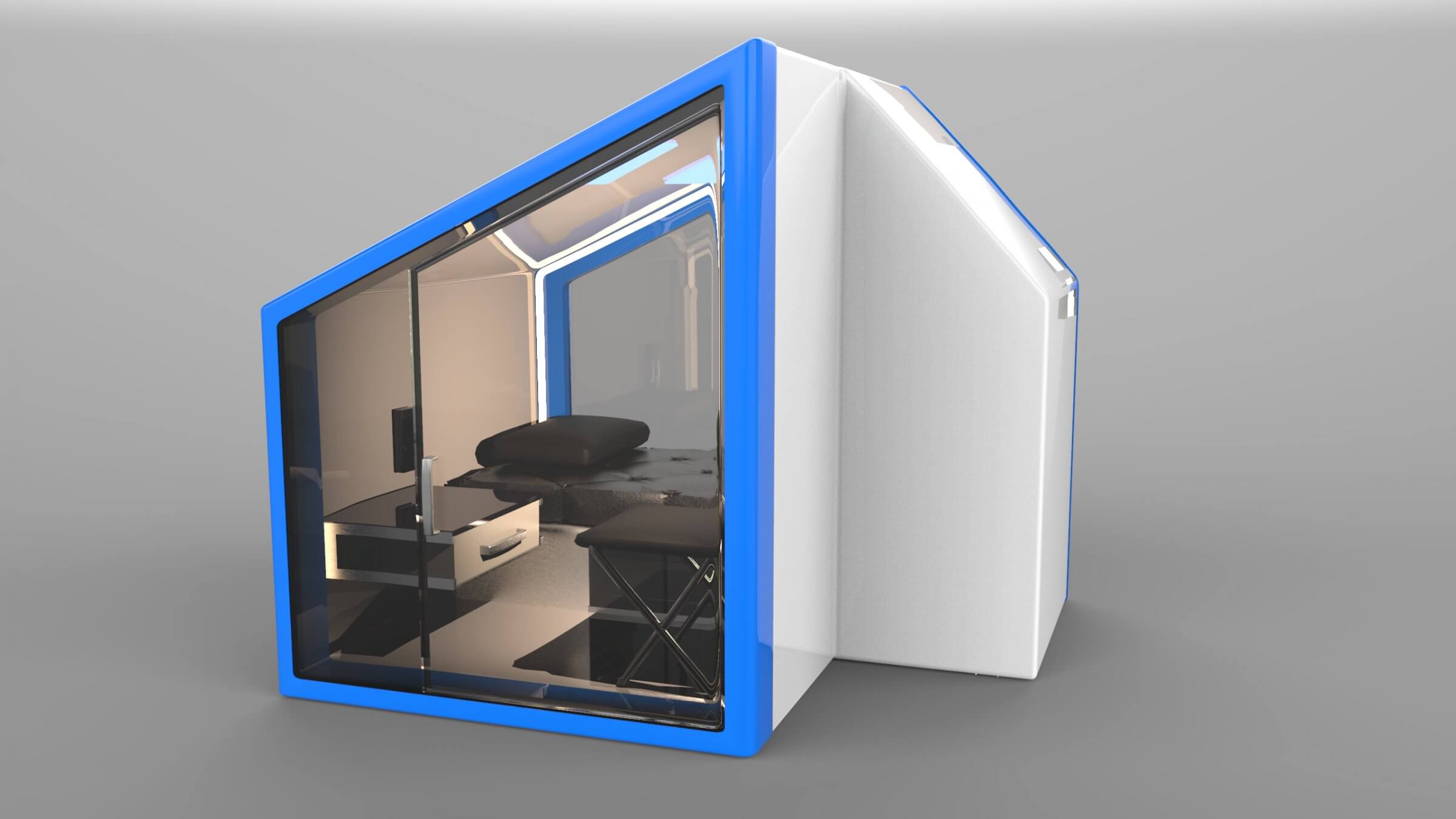 Private Airport Pod - 3D Model by Blossom