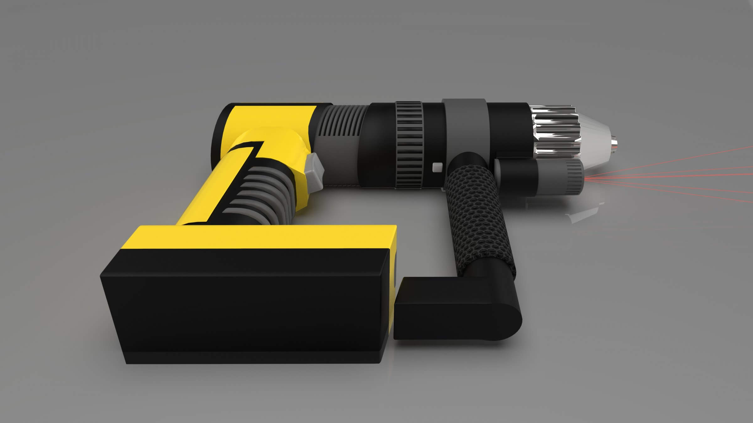 Drill Machine - 3D Model by Blossom