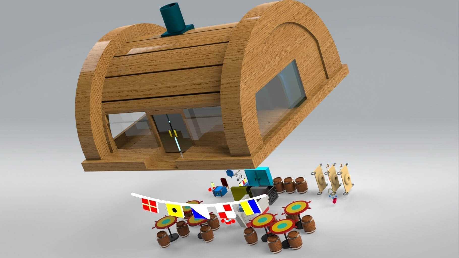 Krusty Krab Full Design - 3D Model by Blouri3D