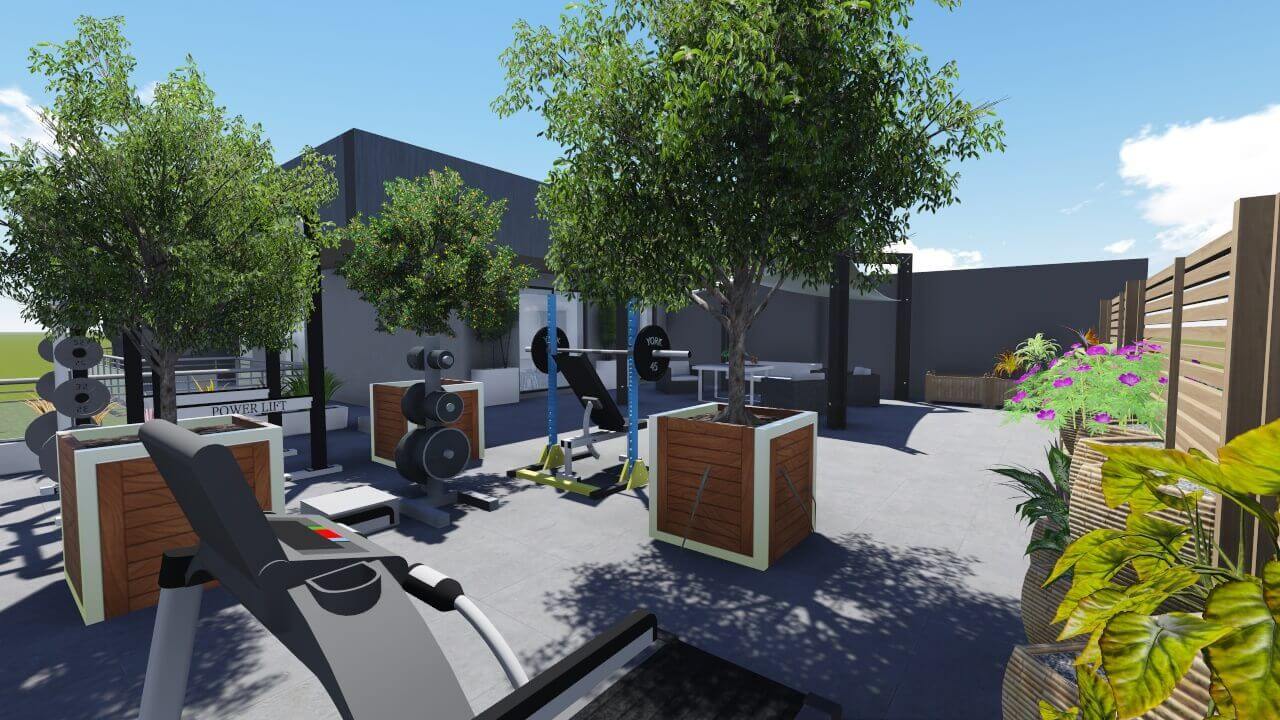 Gym 3D Render | RenderHub Gallery