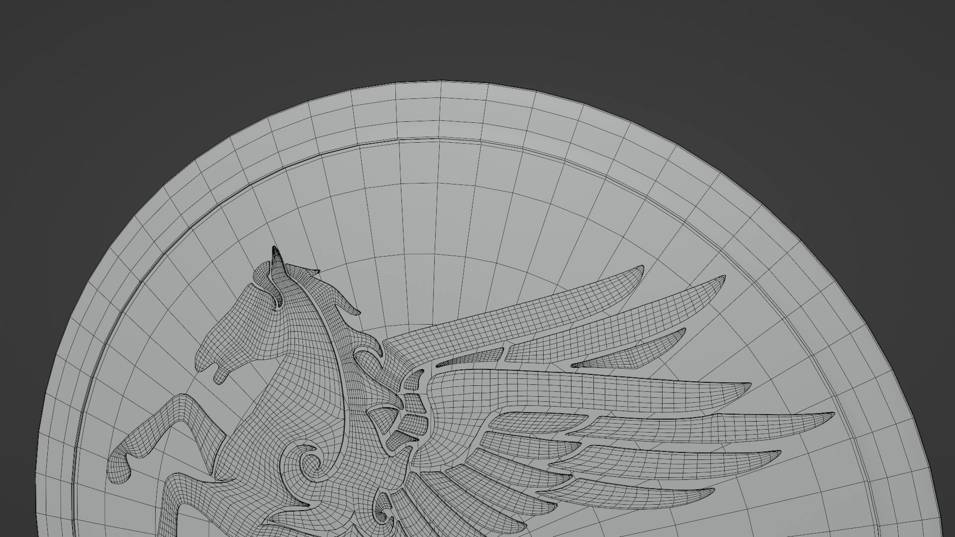 Ancient Greek City State Shield - Corinth 3D Model by BlueChris206