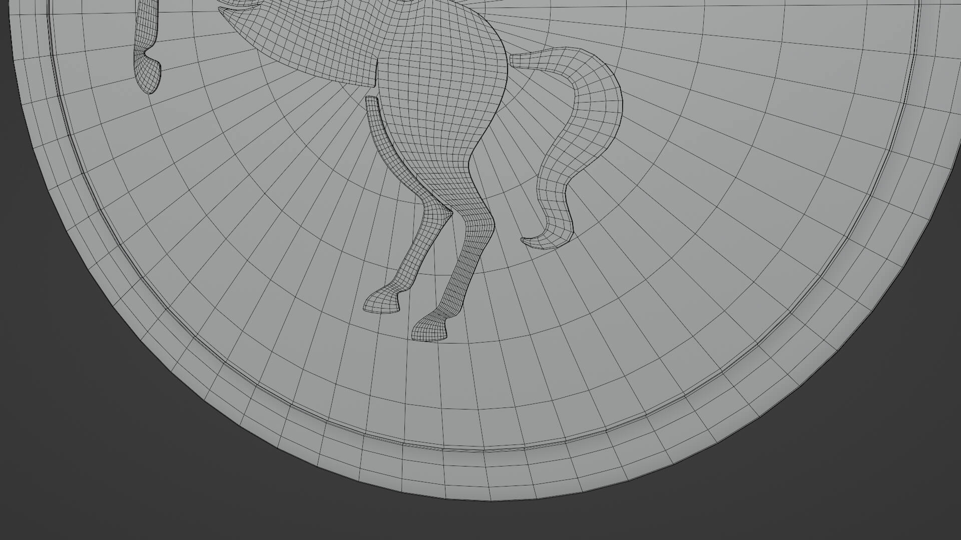 Ancient Greek City State Shield - Corinth 3D Model by BlueChris206