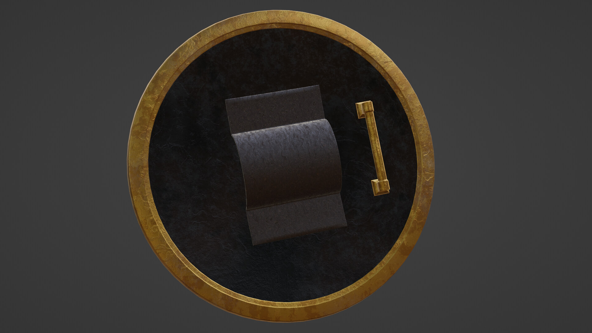 Ancient Greek City State Shield - Corinth 3D Model by BlueChris206