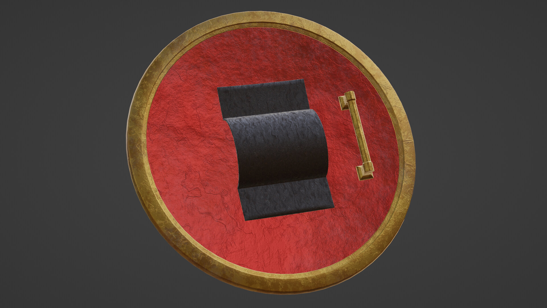Ancient Greek City State Shield - Sparta 3D Model by BlueChris206