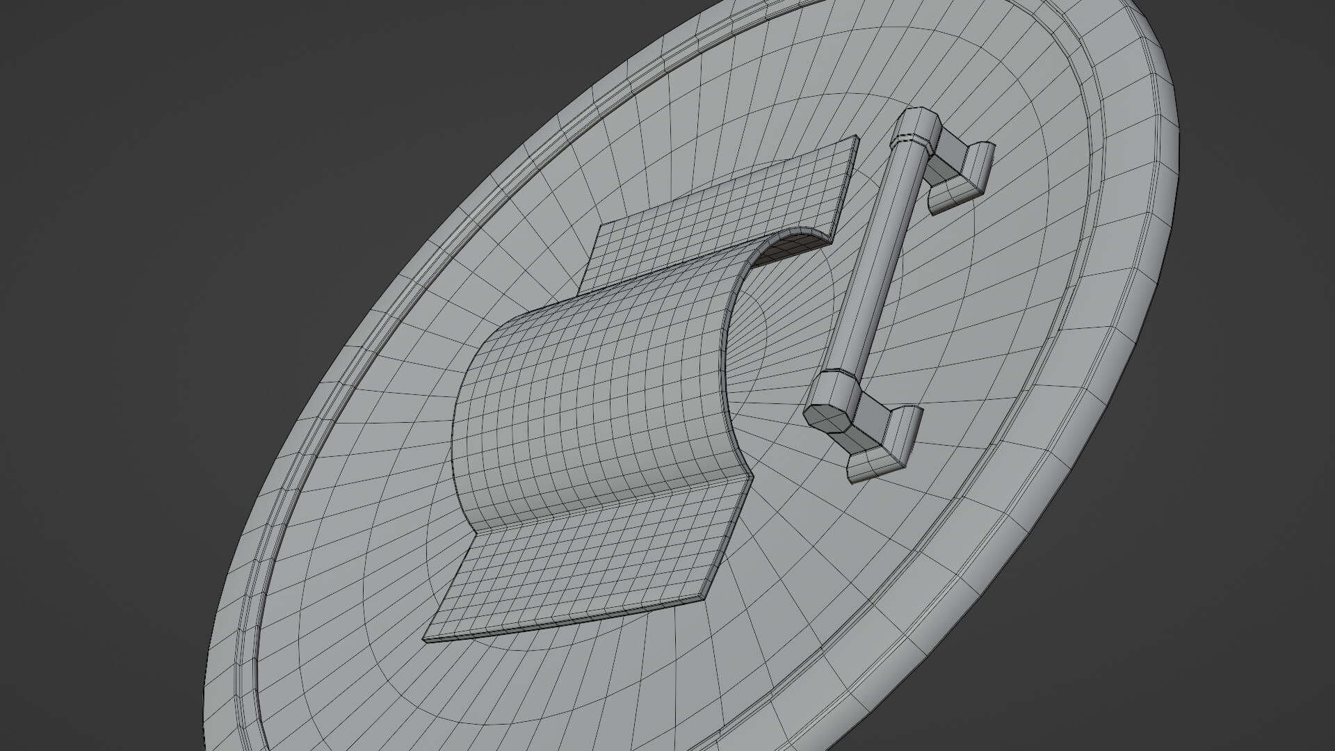 Ancient Greek State Shield 1 - 3D Model by BlueChris206