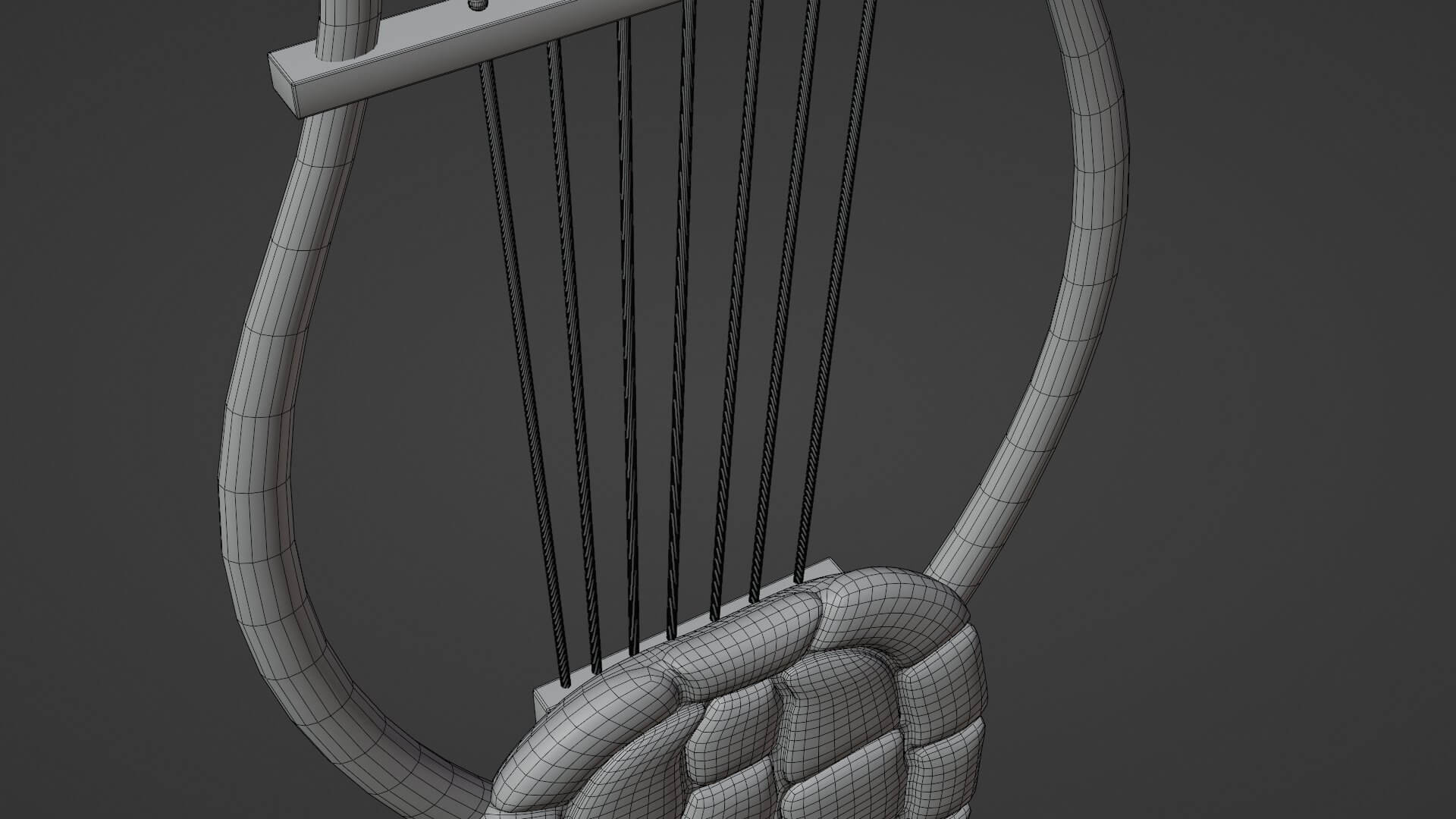 Apollos Lyre - Greek Mythology 3D Model by BlueChris206