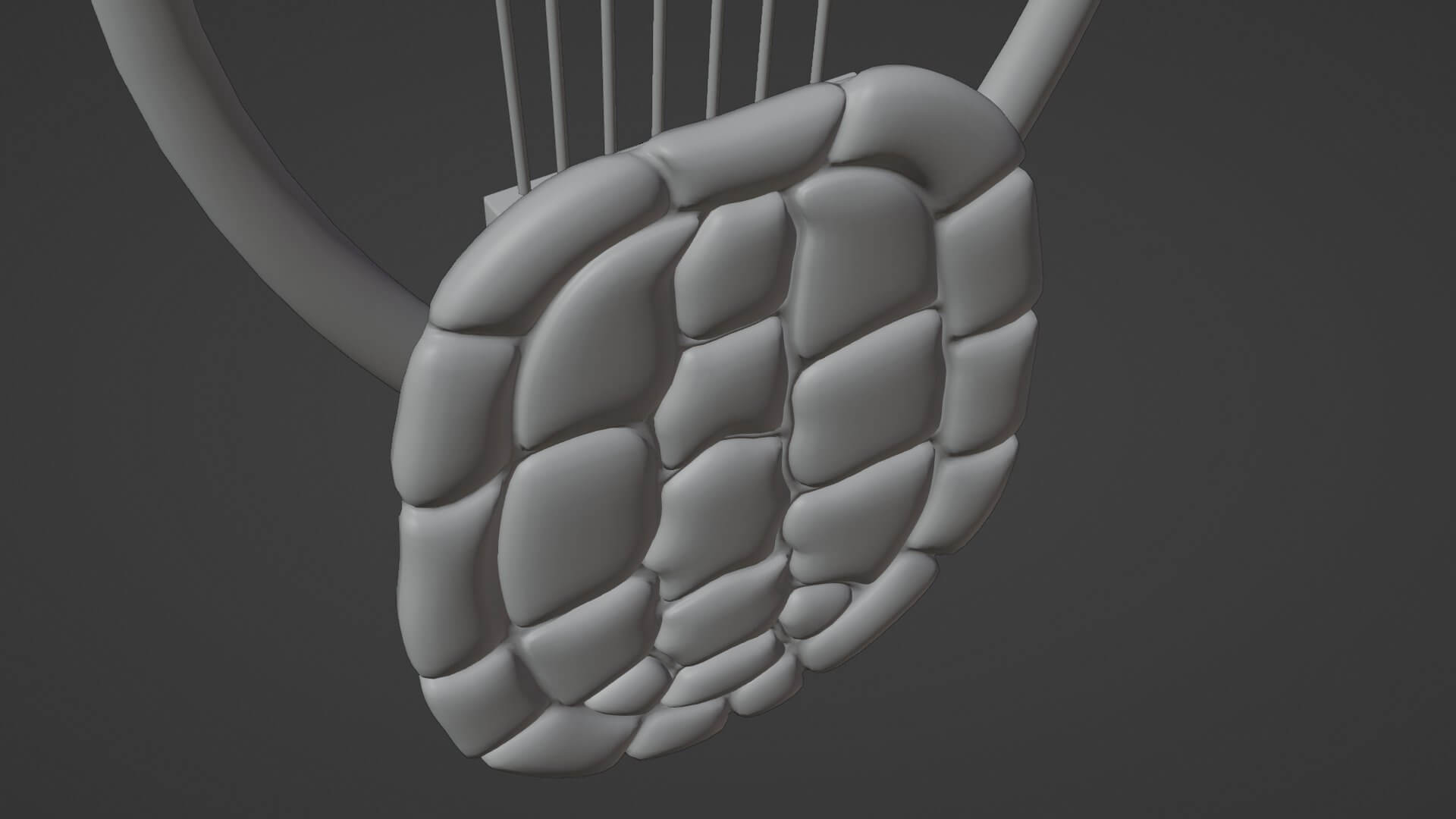Apollos Lyre - Greek Mythology 3D Model by BlueChris206
