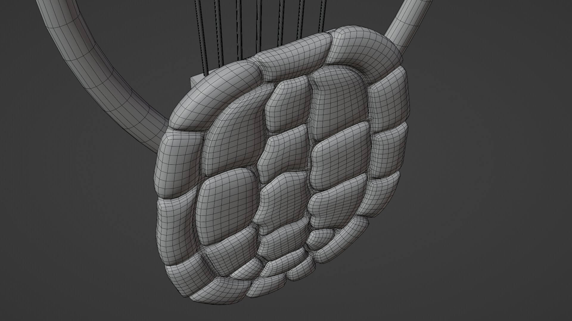 Apollos Lyre - Greek Mythology 3D Model by BlueChris206