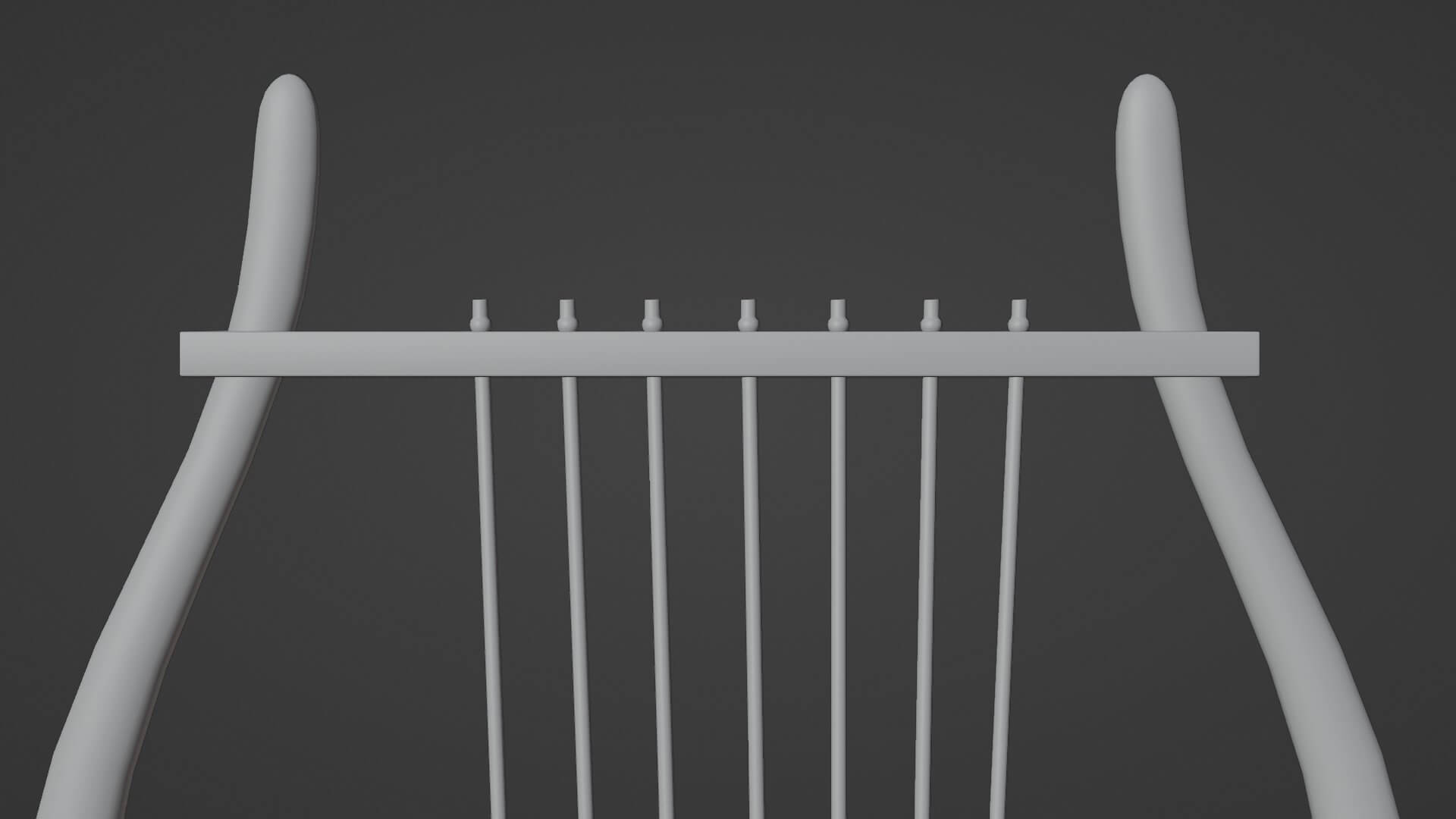 Apollos Lyre - Greek Mythology 3D Model by BlueChris206