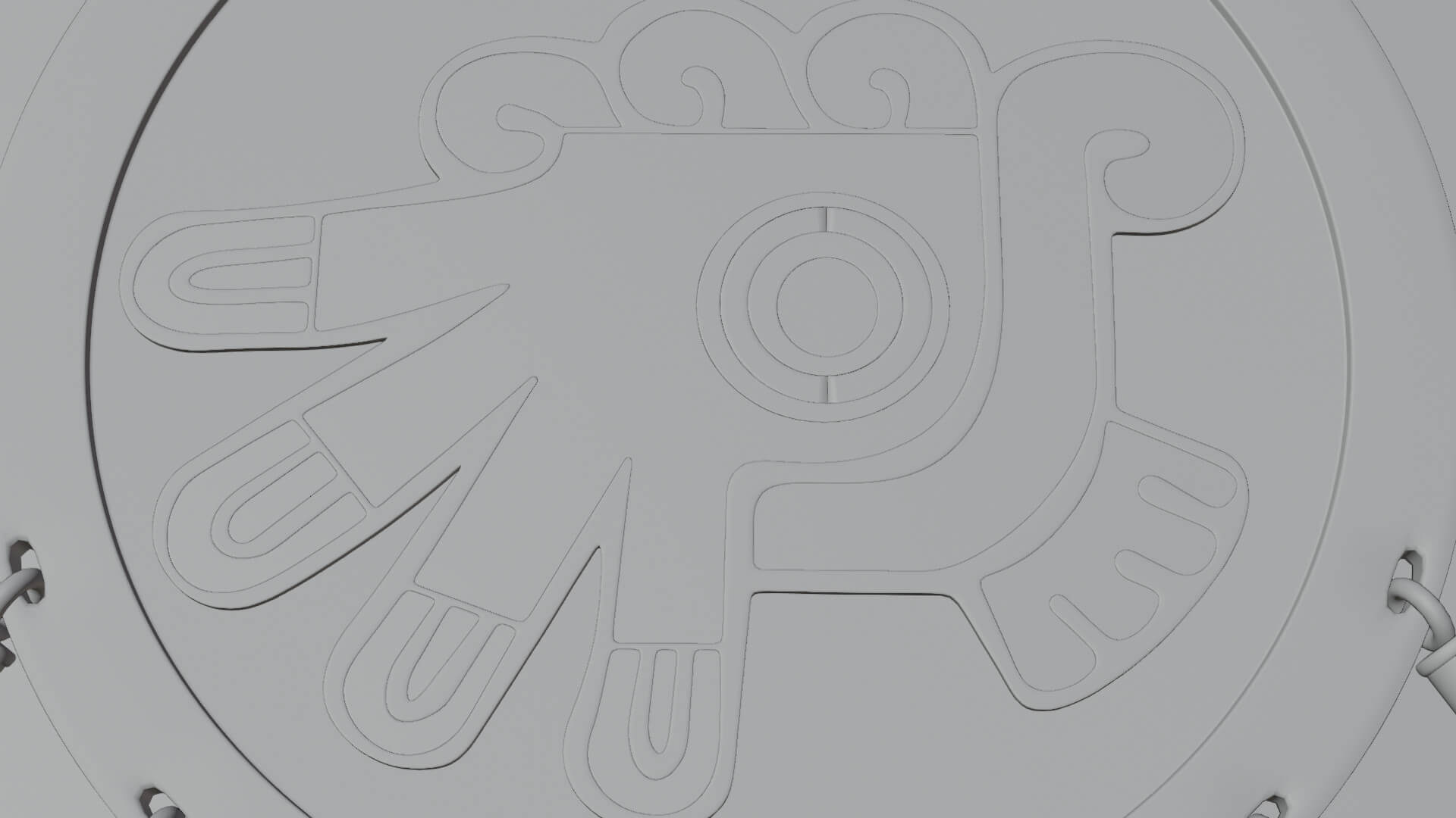 Aztec Atl Artifact - 3D Model by BlueChris206