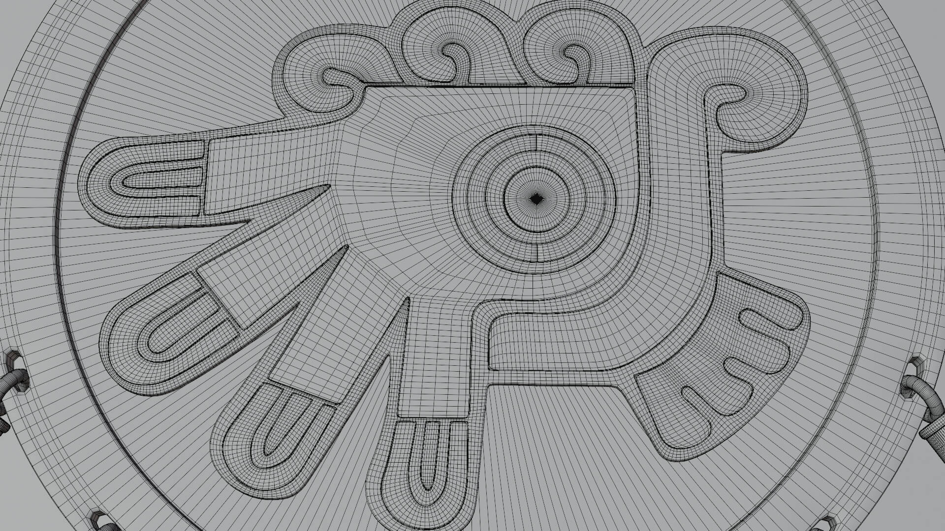 Aztec Atl Artifact - 3D Model by BlueChris206