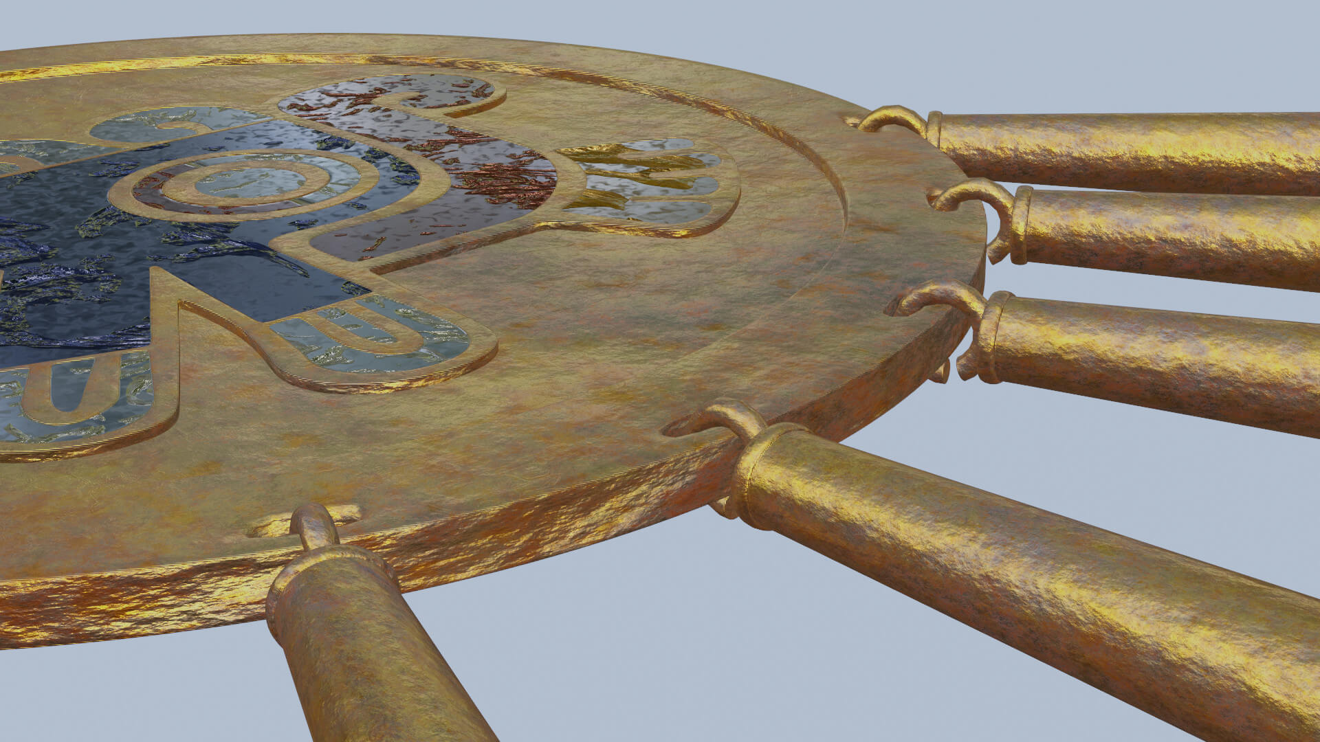 Aztec Atl Artifact - 3D Model by BlueChris206