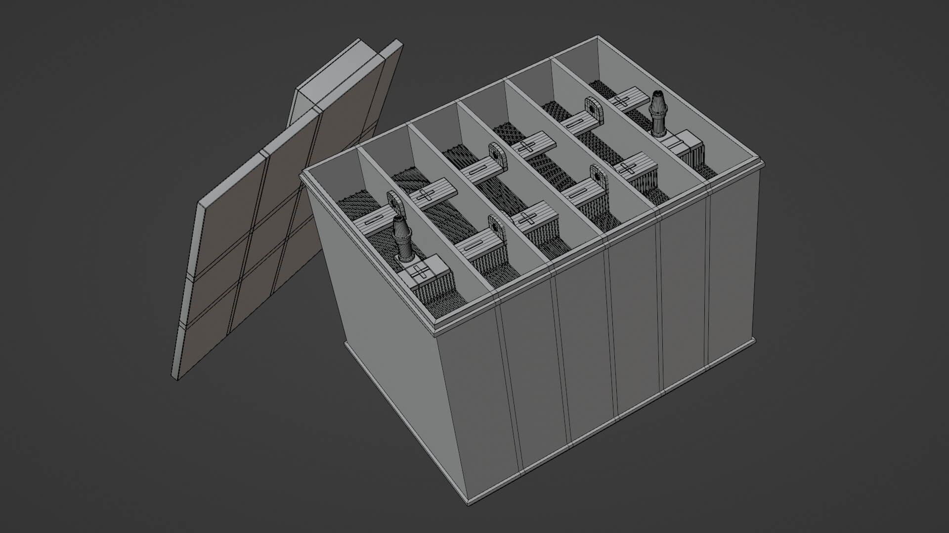 Car Battery - Detailed 3D Model by BlueChris206